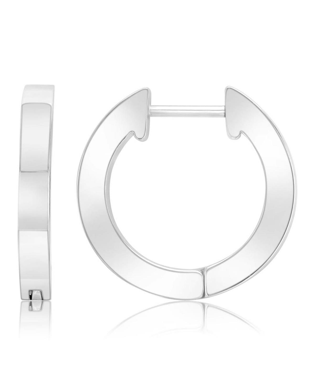 Click here for Roxy Waterproof Platinum 18mm Huggie Earrings - Pl... prices