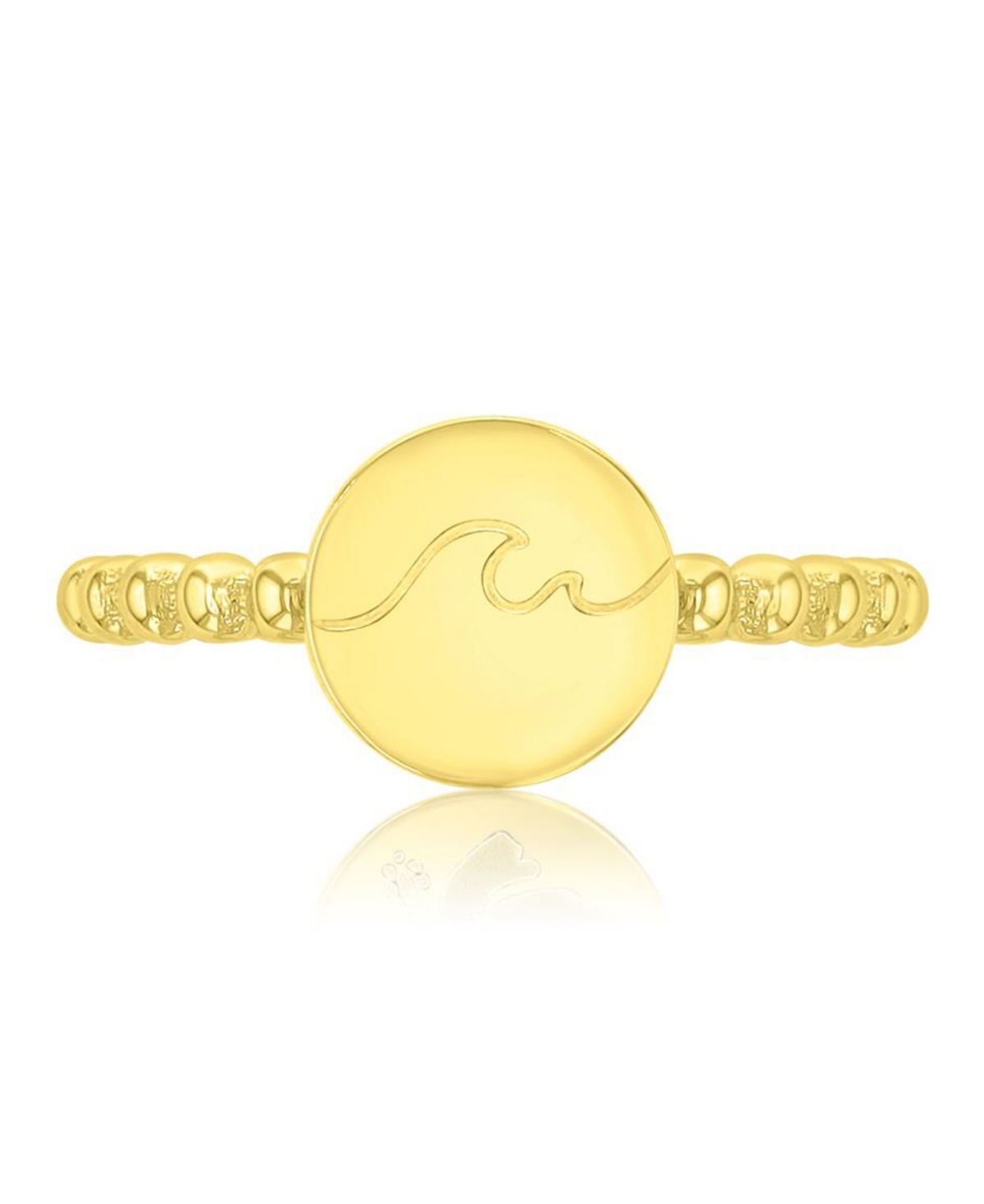 Click here for Roxy Waterproof Yellow Wave Beads Ring - Gold prices