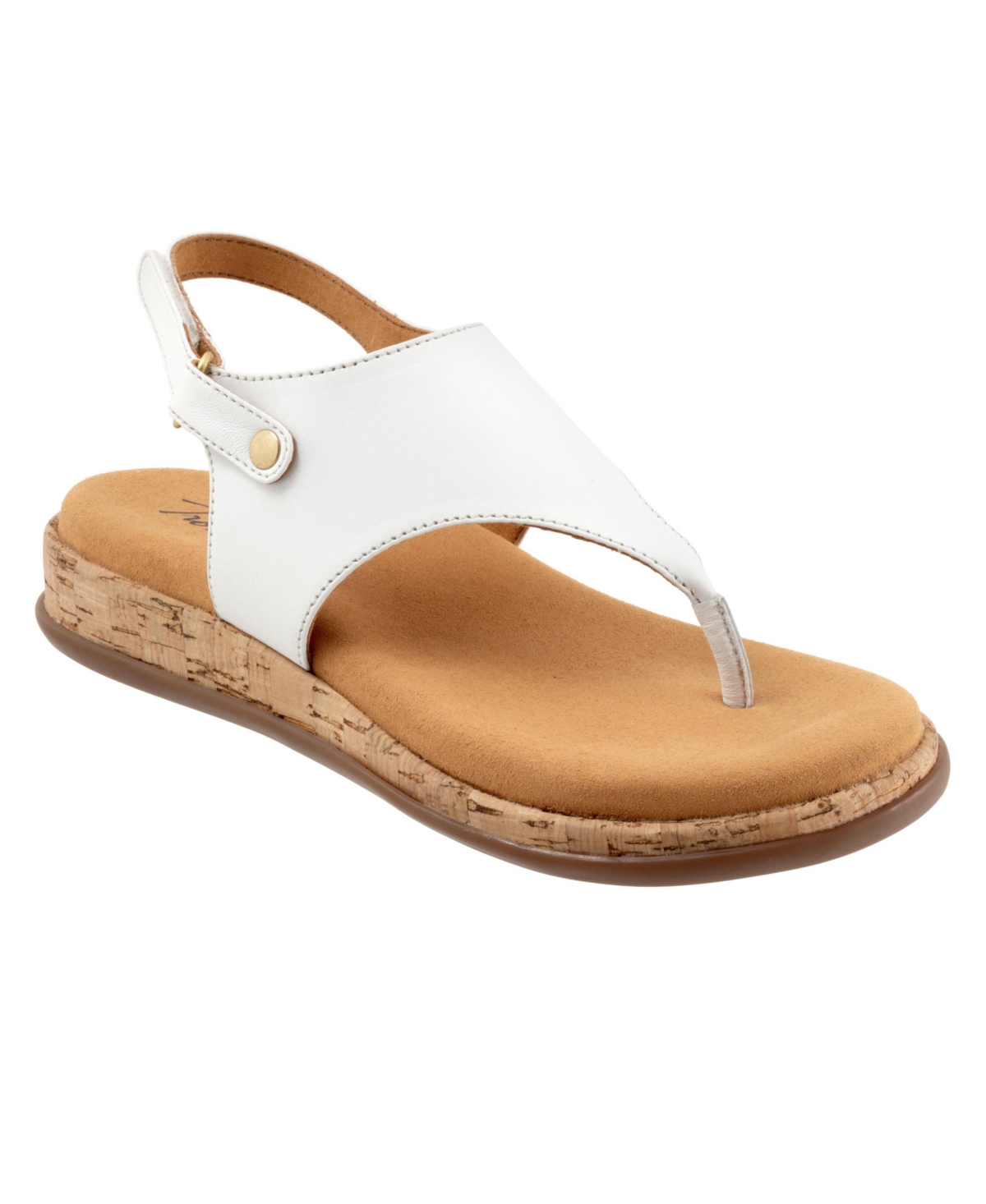 Click here for Trotters Womens Garret Sandal - White prices