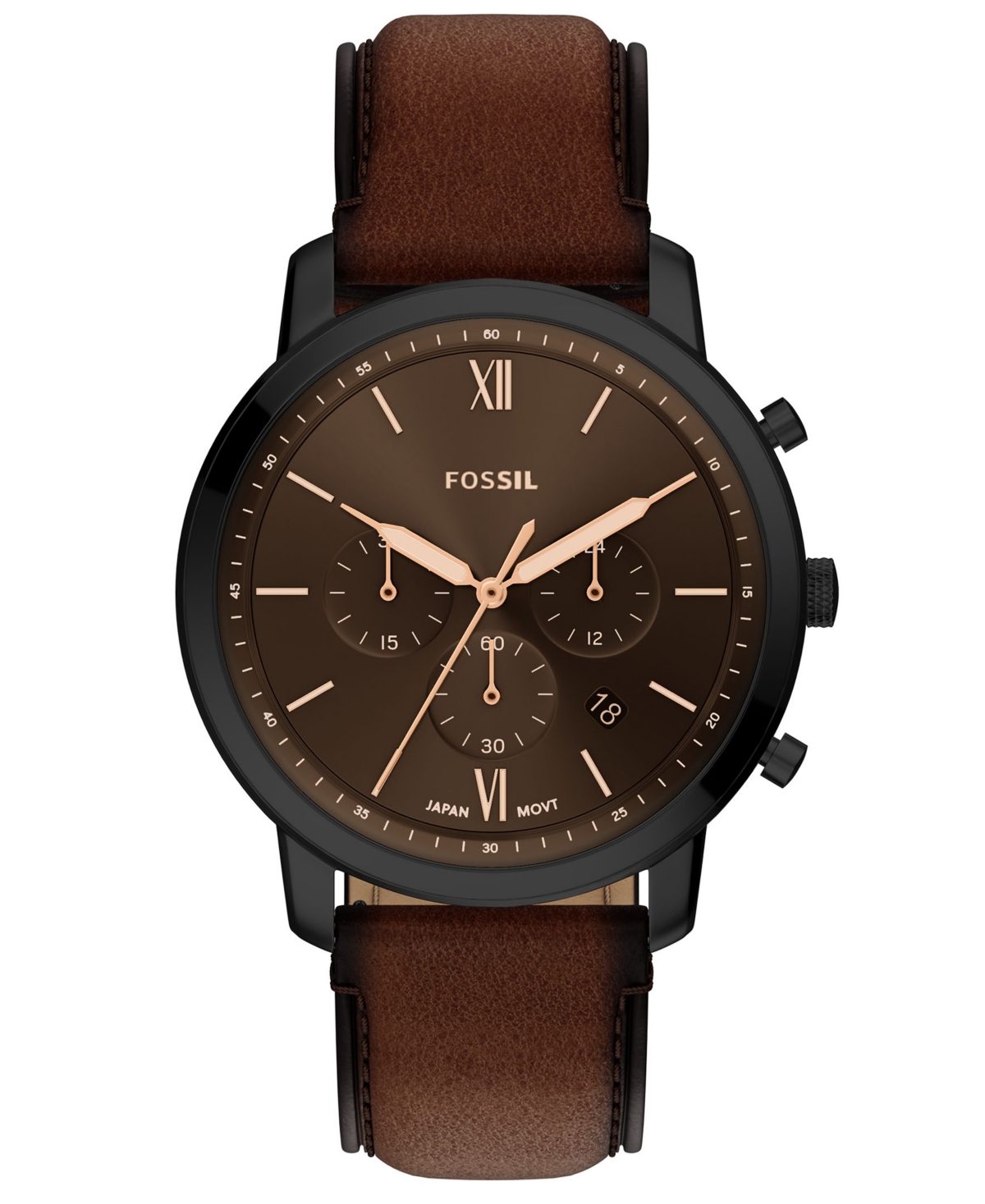 Click here for Fossil Mens Neutra Chronograph Brown Leather Watch... prices