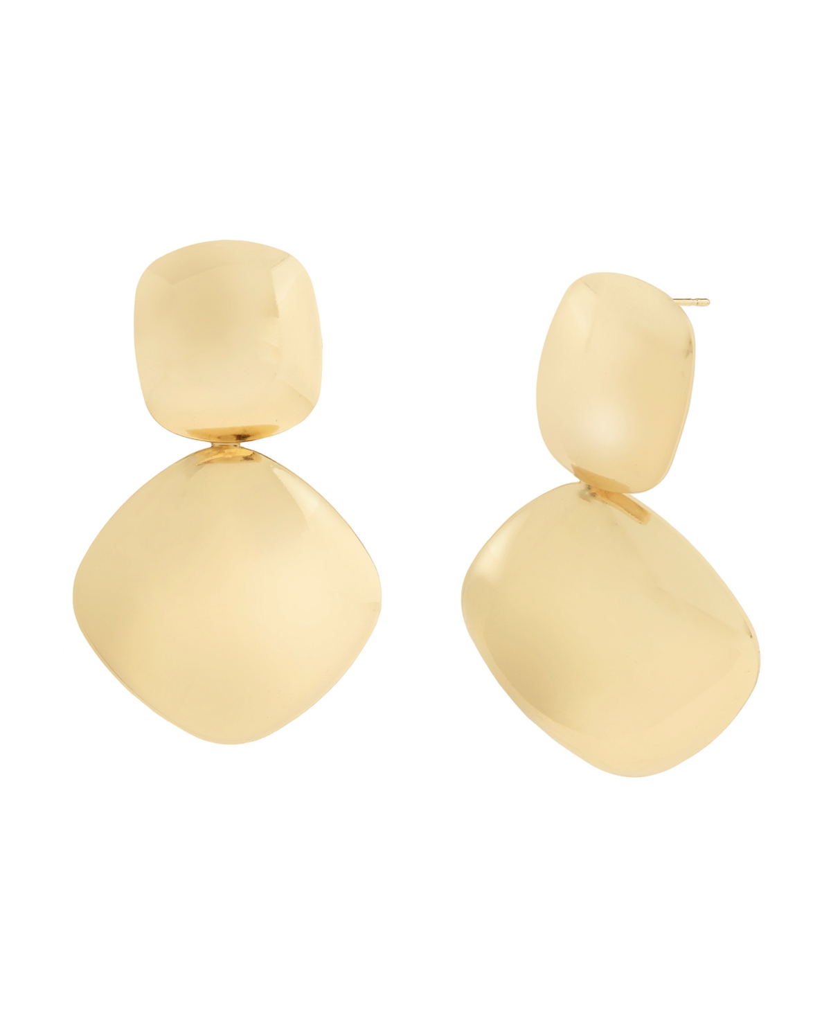 Click here for Steve Madden Vintage Puffy Drop Earrings - Gold prices