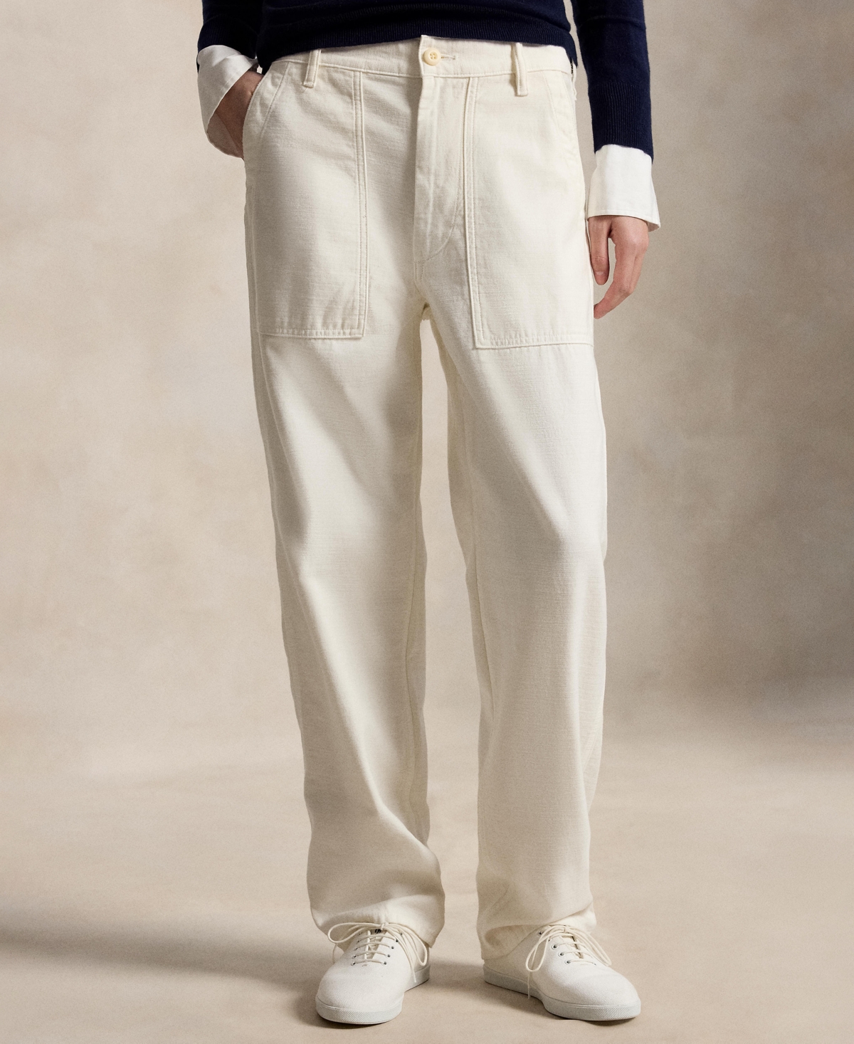 Click here for Polo Ralph Lauren Womens The Ricky Pants - Ecru prices