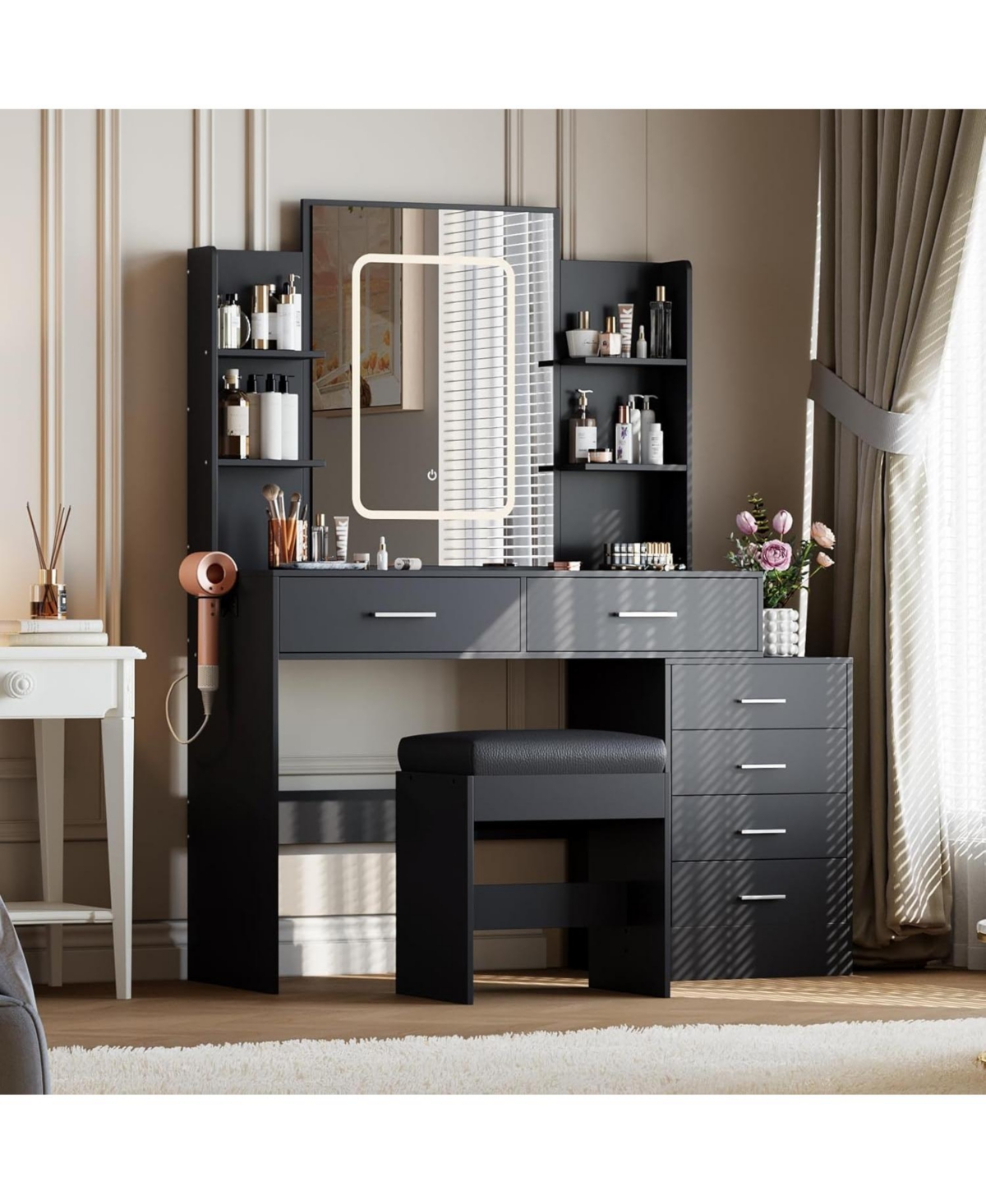 Click here for Gaomon Makeup Vanity - Vanity Desk Mirror and Ligh... prices