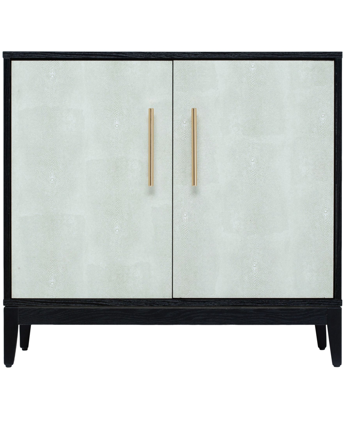Click here for Sango 29.33 Wood Shagreen 2-Door Cabinet - Black prices