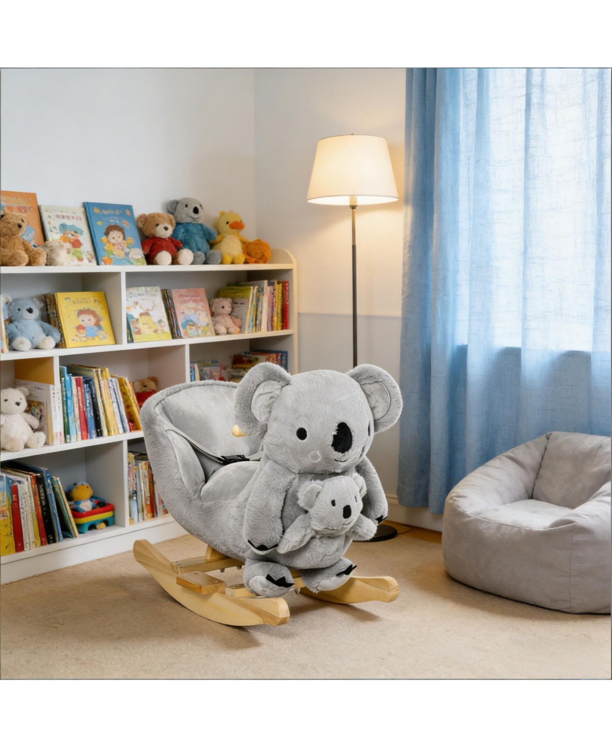 Click here for Cesicia Koala Rocker for Toddlers – Grey Pl... prices