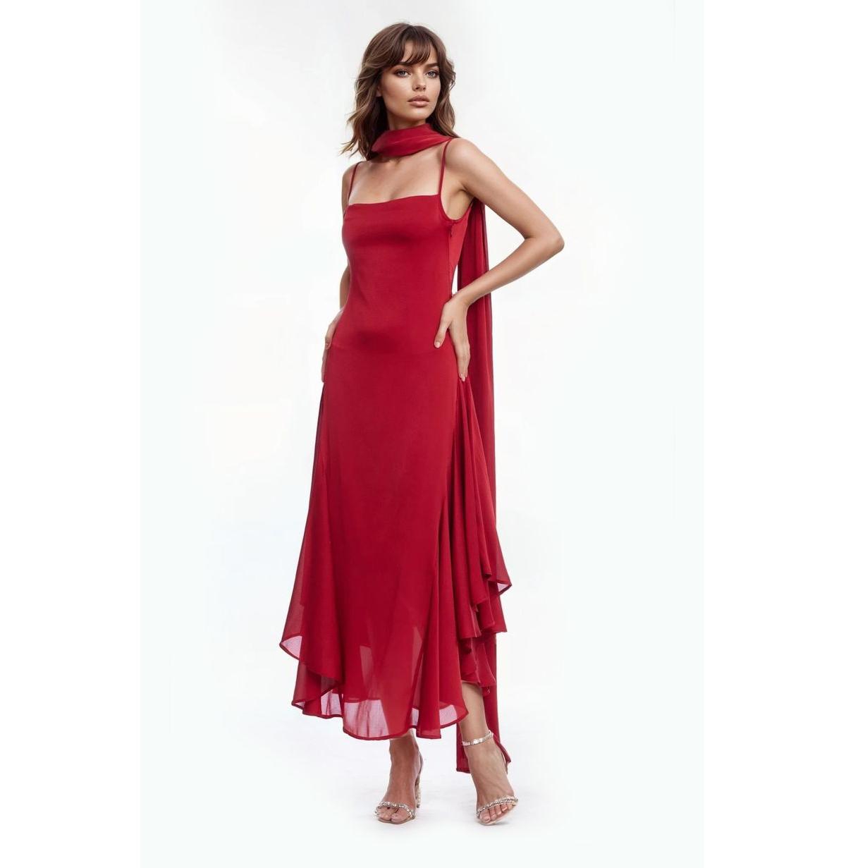 Click here for Jewel Badgley Mischka Womens Janie Square Neck Mid... prices