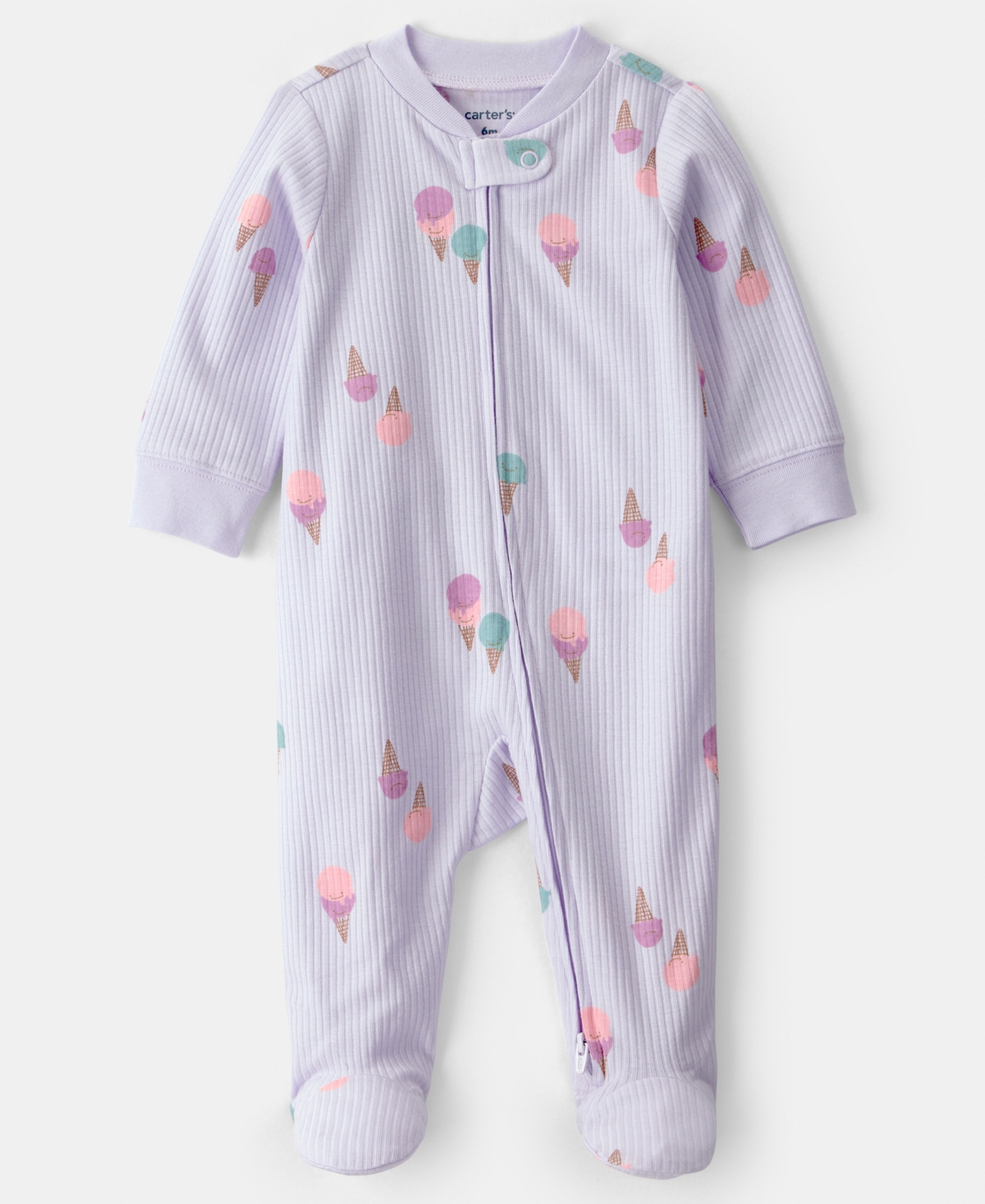 Click here for Carters Baby Girls Ice Cream Two-Way Zip One-Piece... prices