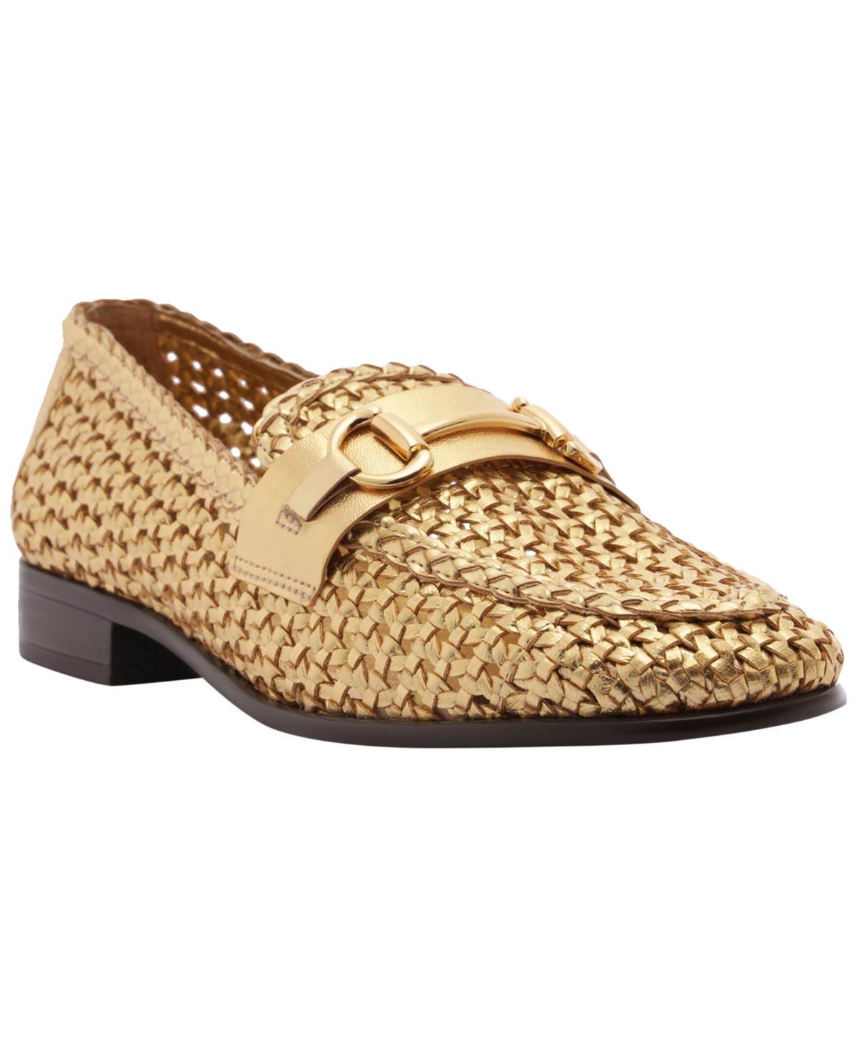 Click here for Arezzo Womens Nola Slip-On Loafers - Ouro prices