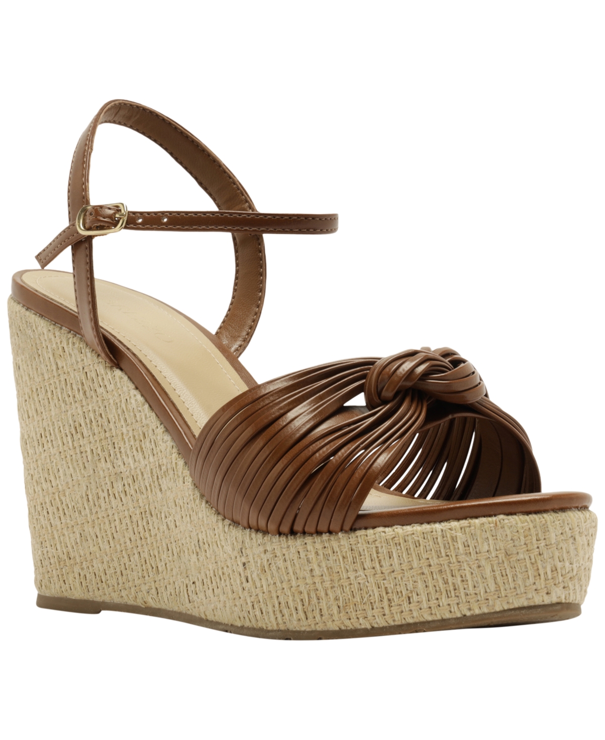 Click here for Arezzo Womens Charlotte Round Toe Wedge Sandals -... prices