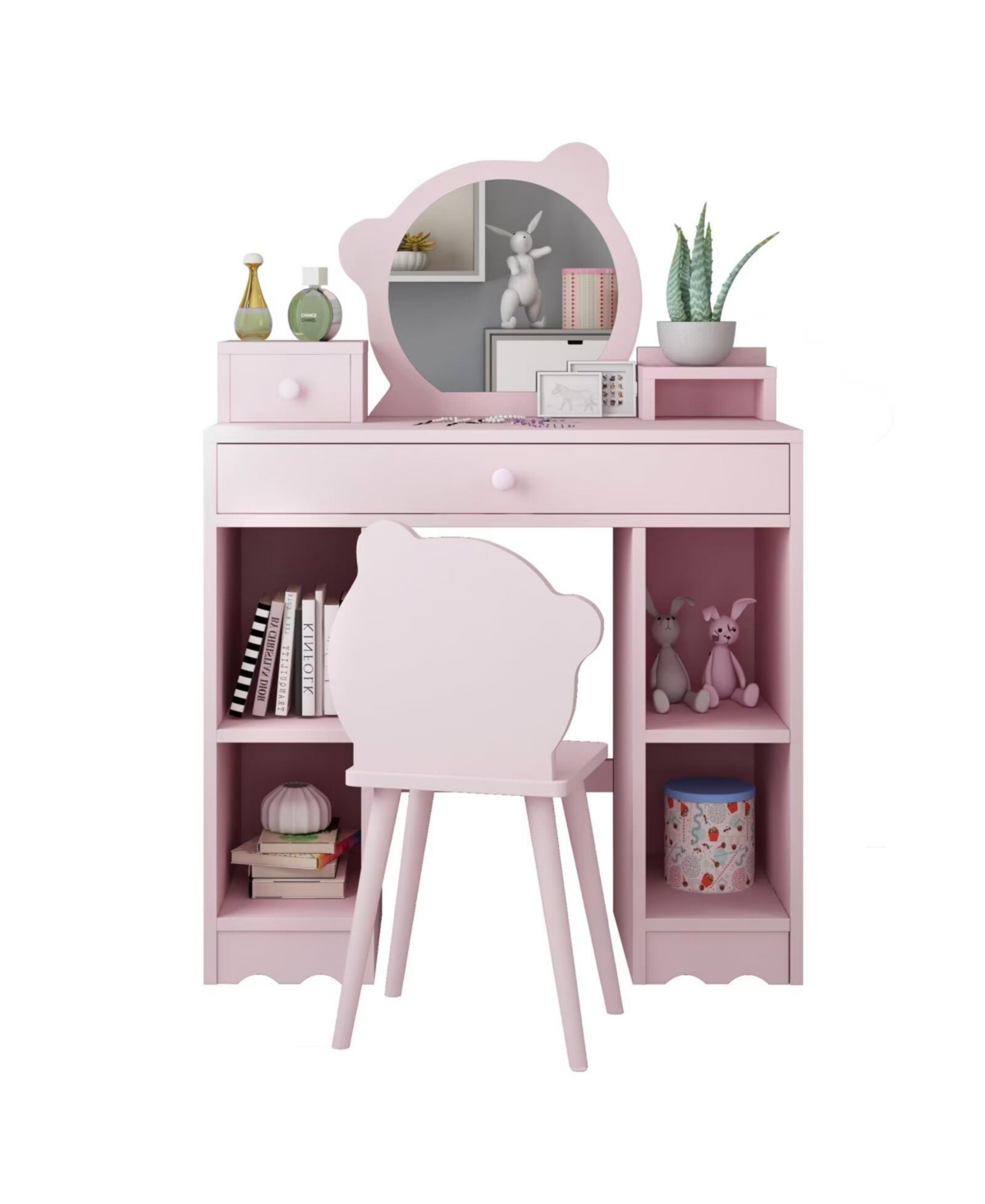 Click here for Gaomon Kids Vanity 2 in 1 Princess Makeup Desk and... prices