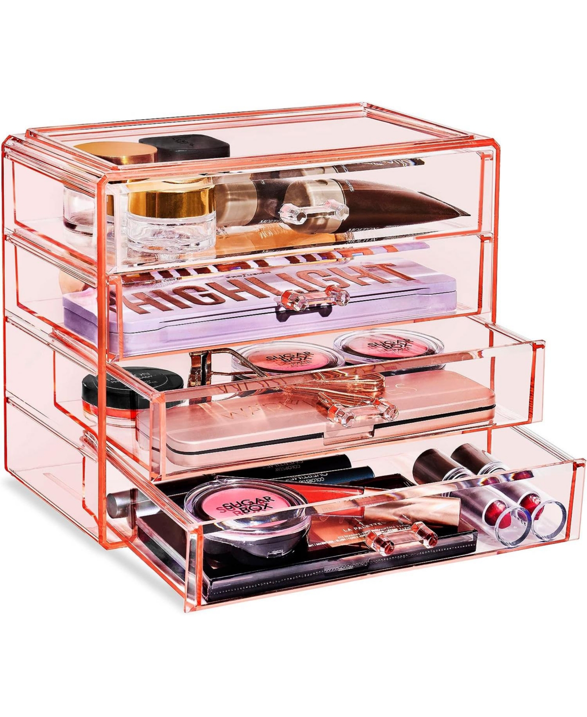 Click here for Sorbus 4 Drawer Clear Makeup Organizer and Storage... prices