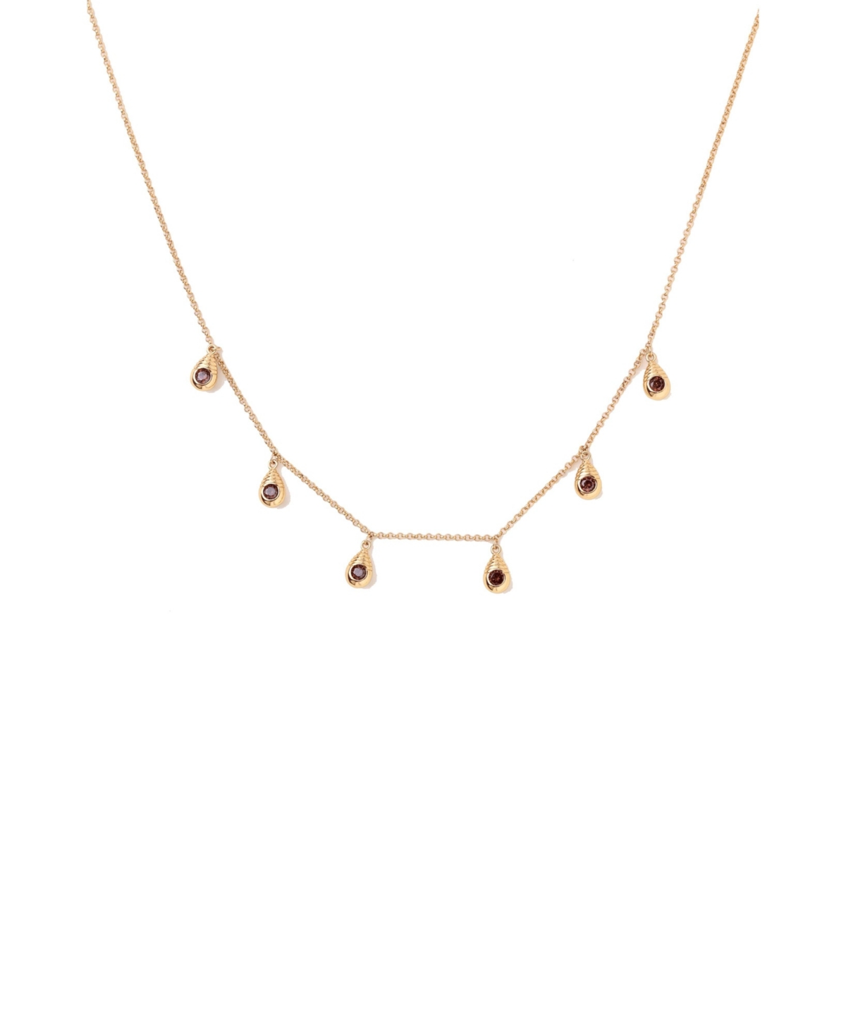 Click here for Retro Chic Aeolian Bells Necklace - Gold  red prices