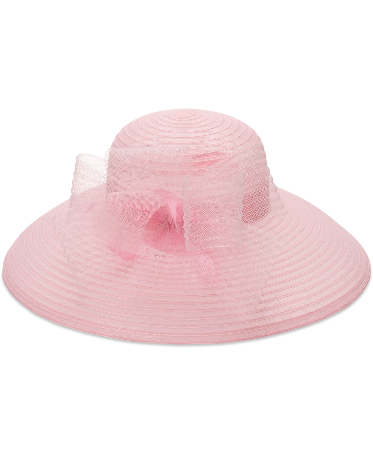 Click here for August Hats Crinoline Down Brim Hat - Blush prices