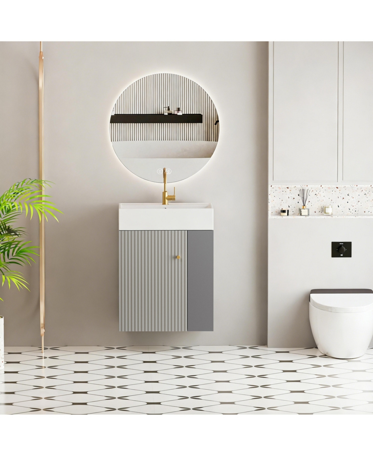 Click here for Busdays 21.6" Wall Mounted Vanity with Cerami... prices