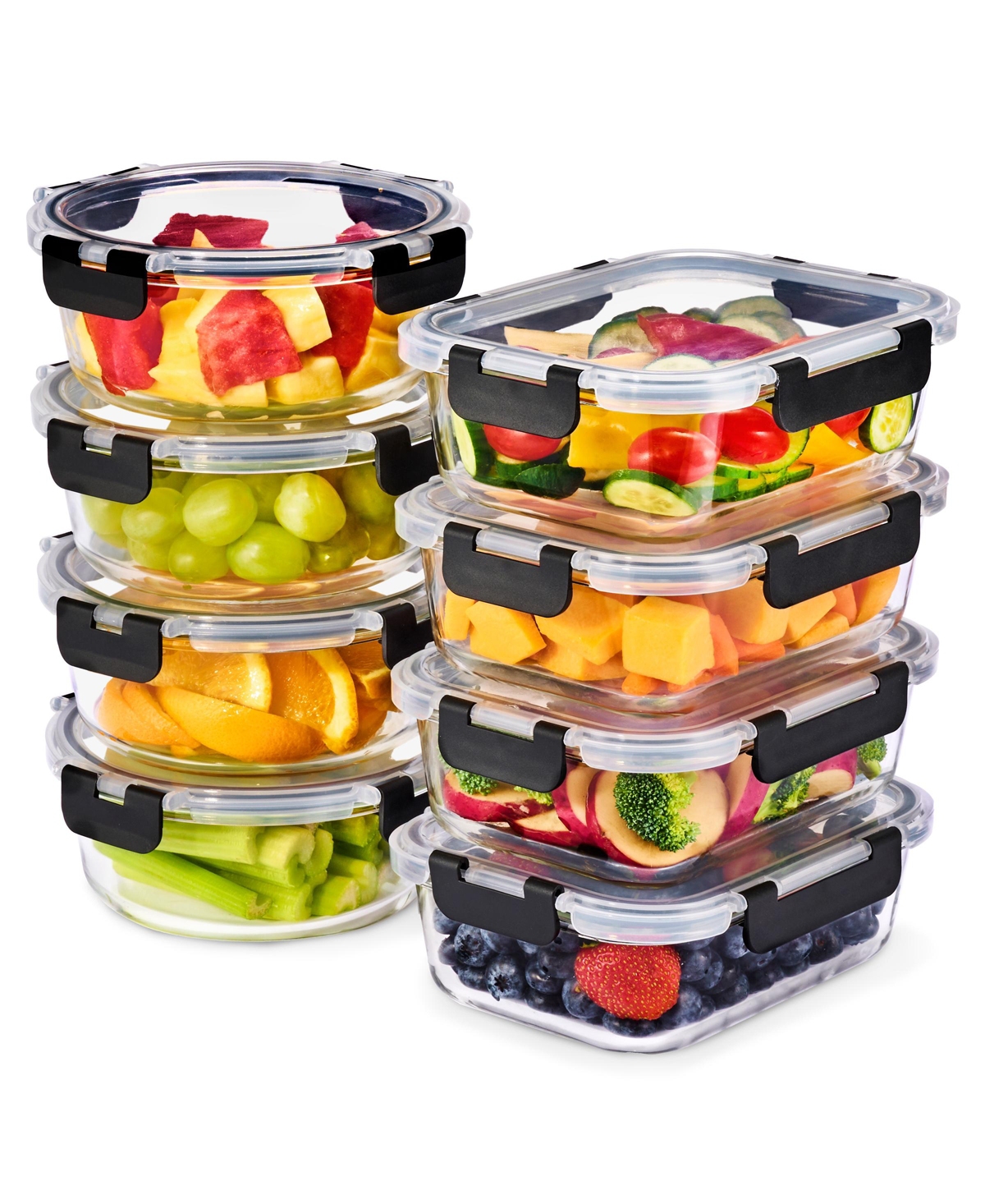 Click here for Sorbus 16 Piece Glass Meal Prep Containers with Ai... prices