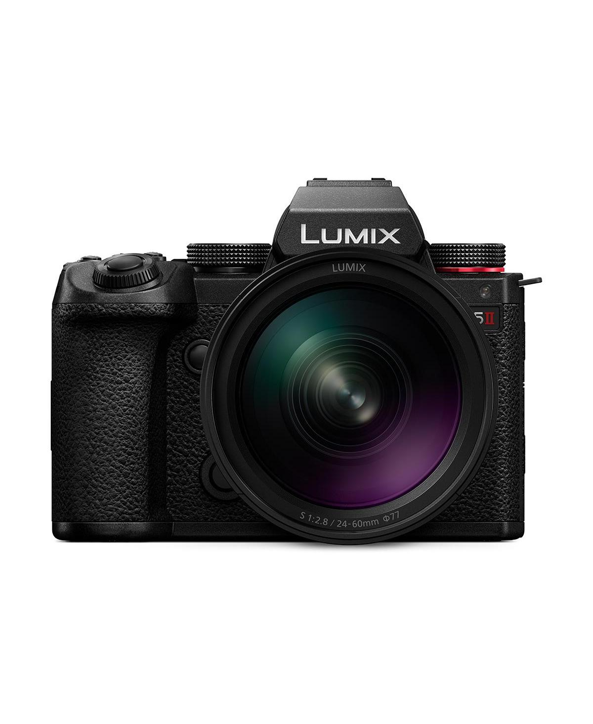 Panasonic Lumix S5II Mirrorless Camera with S 24-60mm f/2.8 Lens - Black