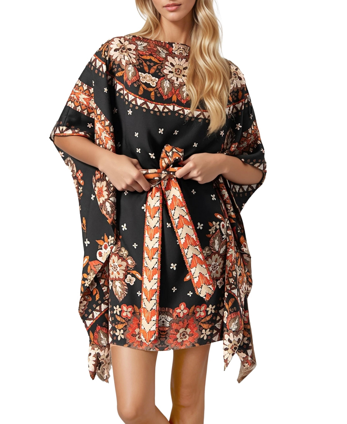 Click here for Ivonne Womens Short Ribbon Dress - Multicolor prices