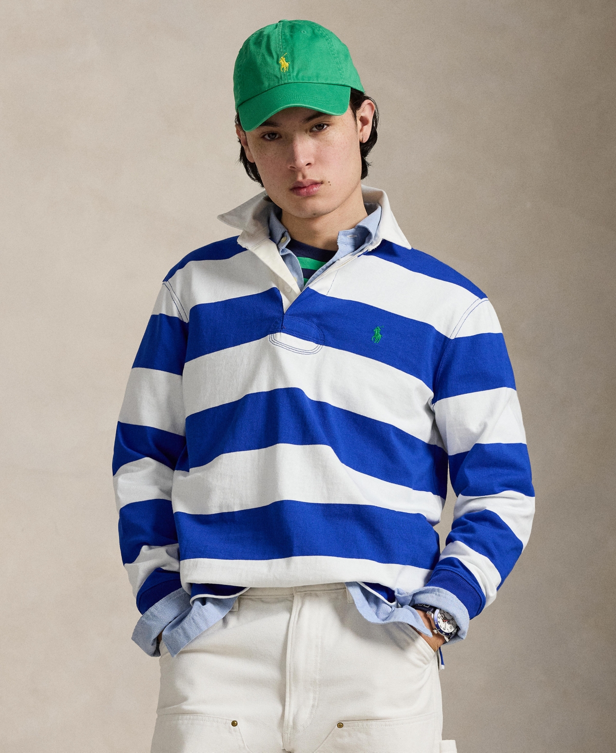 Click here for Polo Ralph Lauren Mens Iconic Rugby Classic-Fit Sh... prices