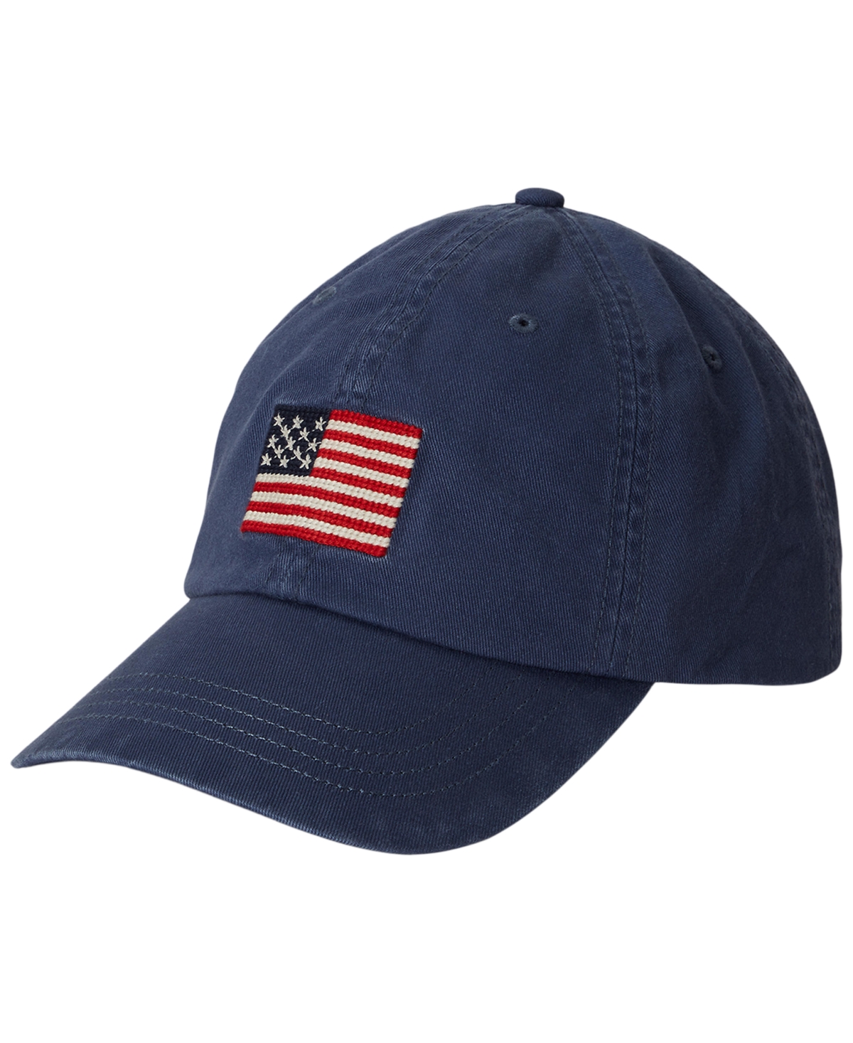 Click here for Polo Ralph Lauren Flag-Embroidered Twill Ball Cap... prices