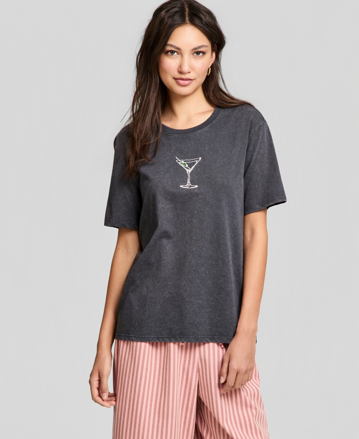 Click here for And Now This Womens Martini Graphic T-Shirt  Macys... prices