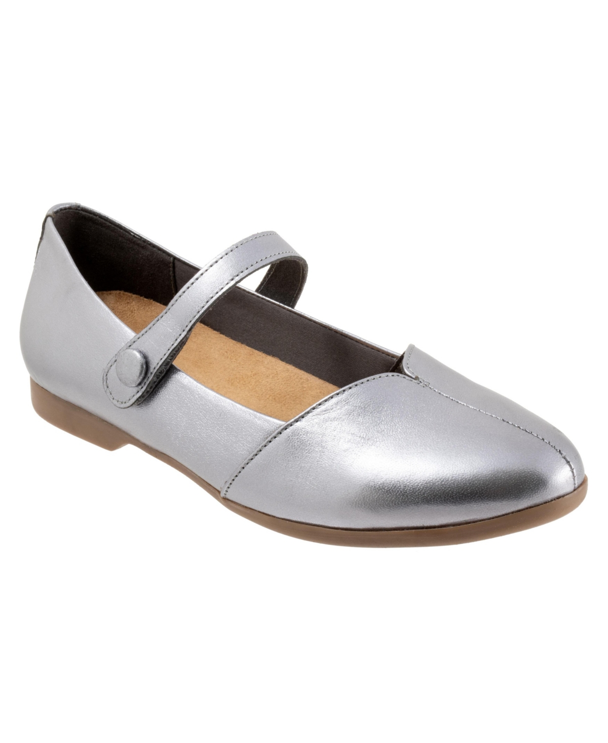 Click here for Trotters Womens Irene Flat - Pewter prices