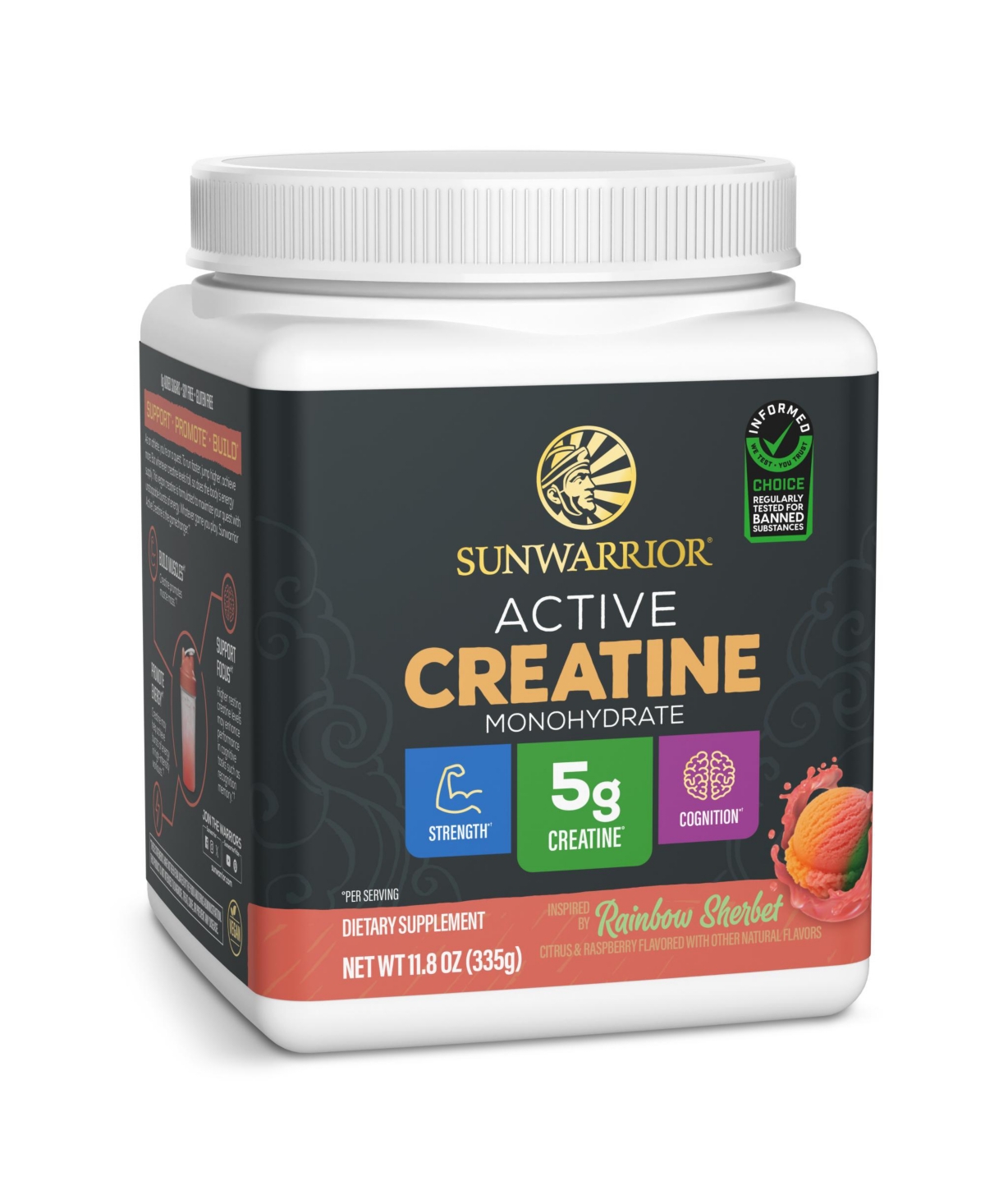 Click here for Sunwarrior Us Active Creatine Rainbow Sherbet 335g... prices