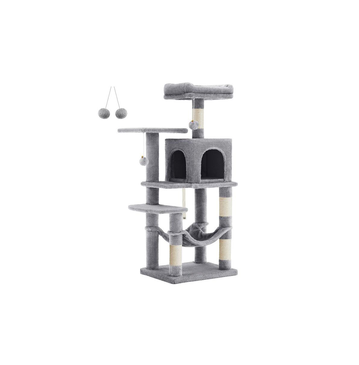 Click here for Cozito 2-Tier Elevated Cat Bed with 2 Perches  Cat... prices