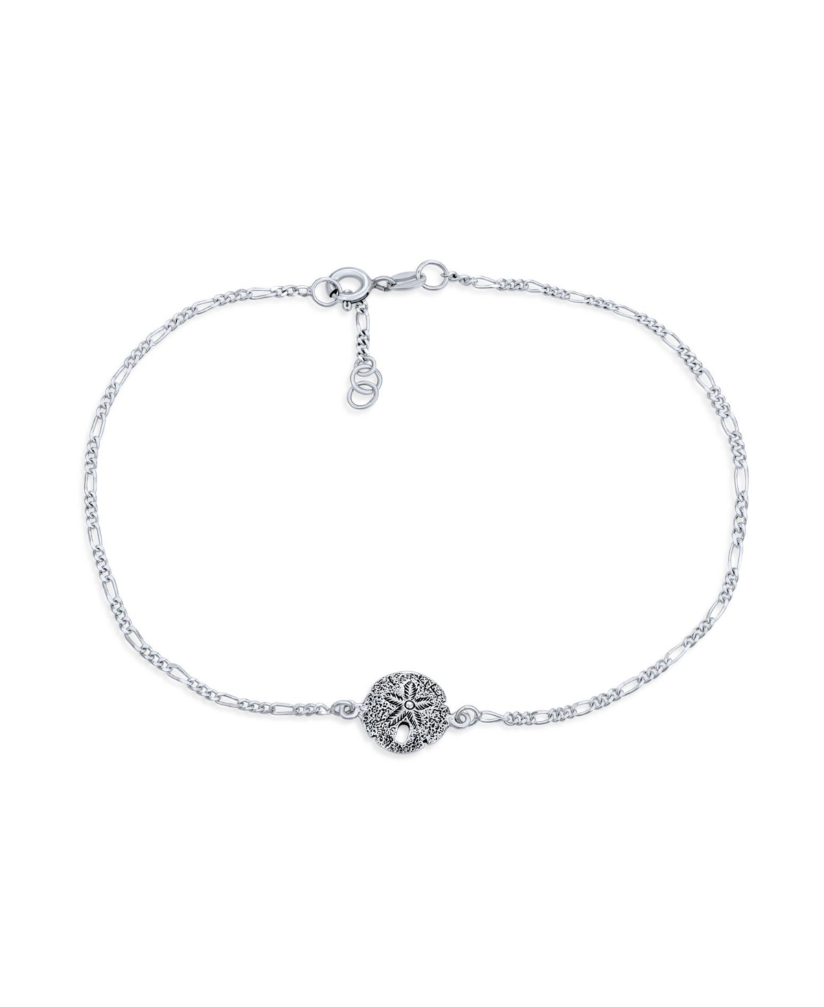 Click here for Bling Jewelry Nautical Beach Sand Dollar Charm Ank... prices