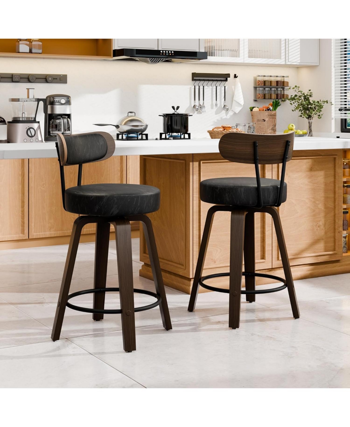 Click here for Dyhome 24 inches Bar Stools Set of 2  Counter Heig... prices