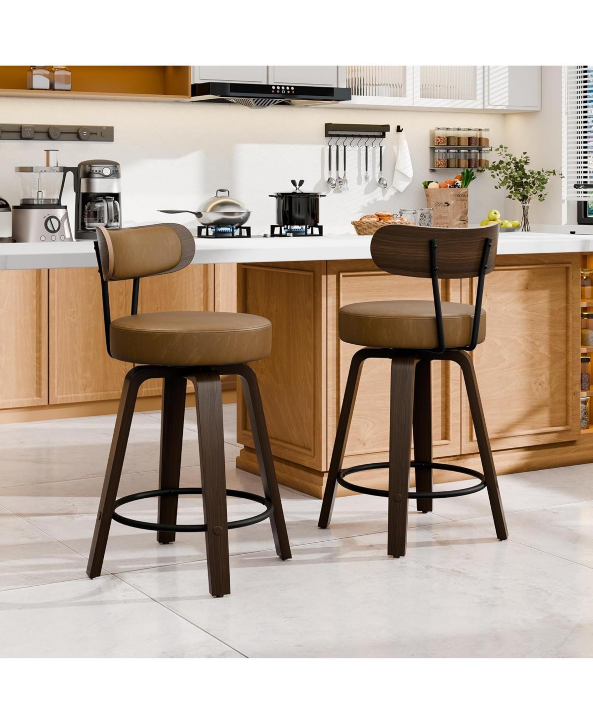 Click here for Dyhome 24 inches Bar Stools Set of 2  Counter Heig... prices