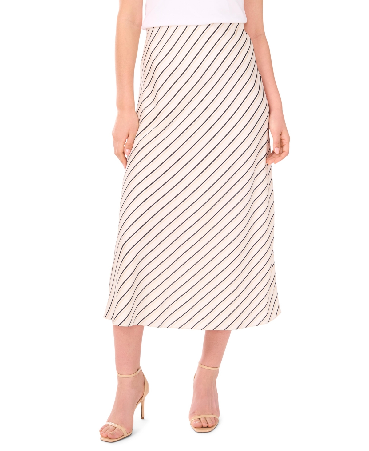 Click here for Vince Camuto Womens Bias Maxi Skirt - New Ivory prices