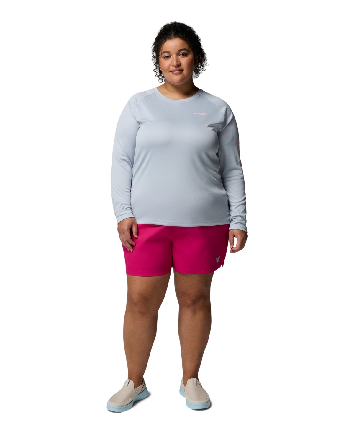 Click here for Columbia Plus Size Rugged Water Comfort Stretch Sh... prices