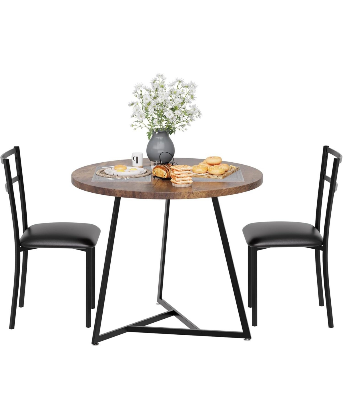 Click here for Gaomon Kitchen Table Round Dining Table Set for 2... prices