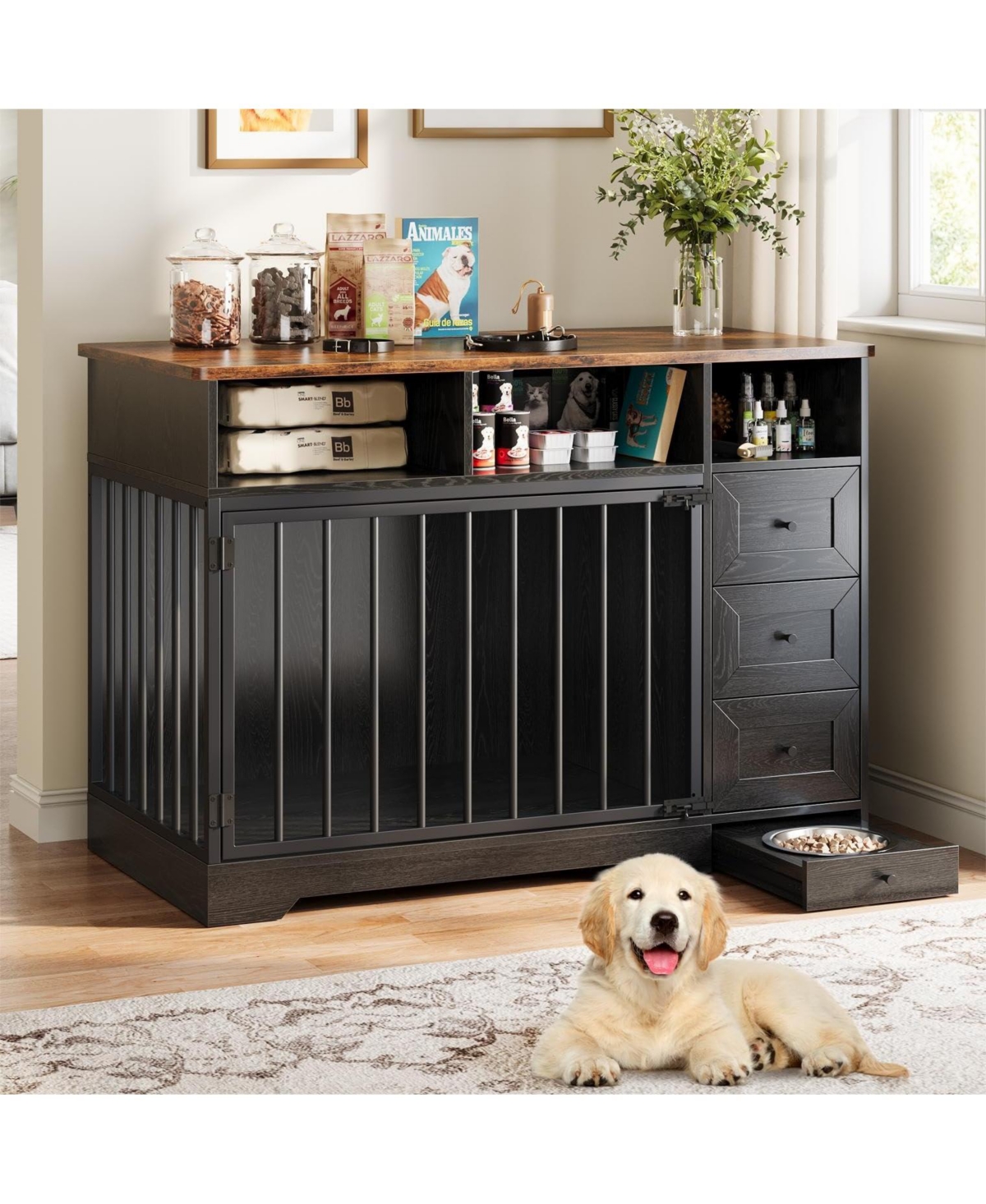 Click here for Gaomon 48 Inch Large Dog Crate Furniture  Farmhous... prices