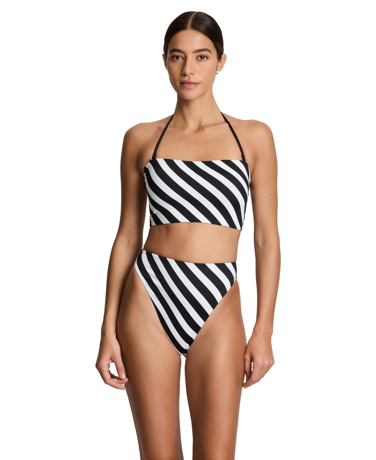 Click here for Lauren Ralph Lauren Womens Longline Bandeau Swimsu... prices