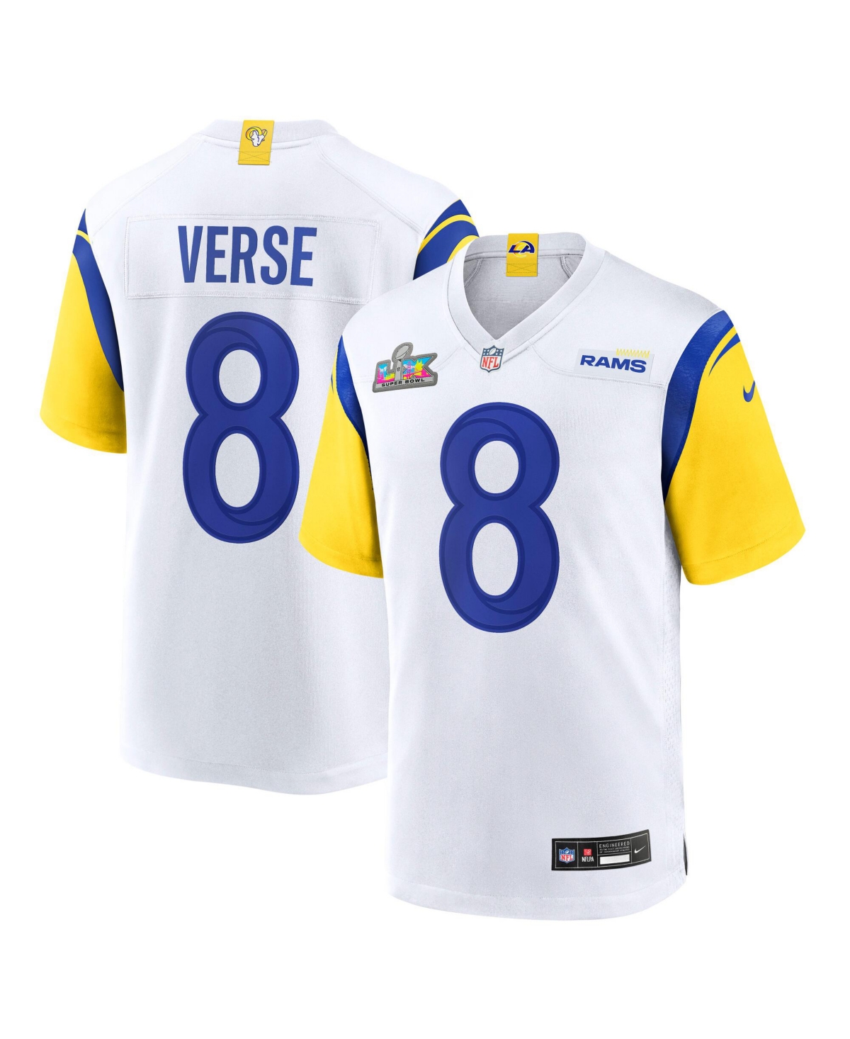 Click here for Nike Mens Jared Verse White Los Angeles Rams Super... prices