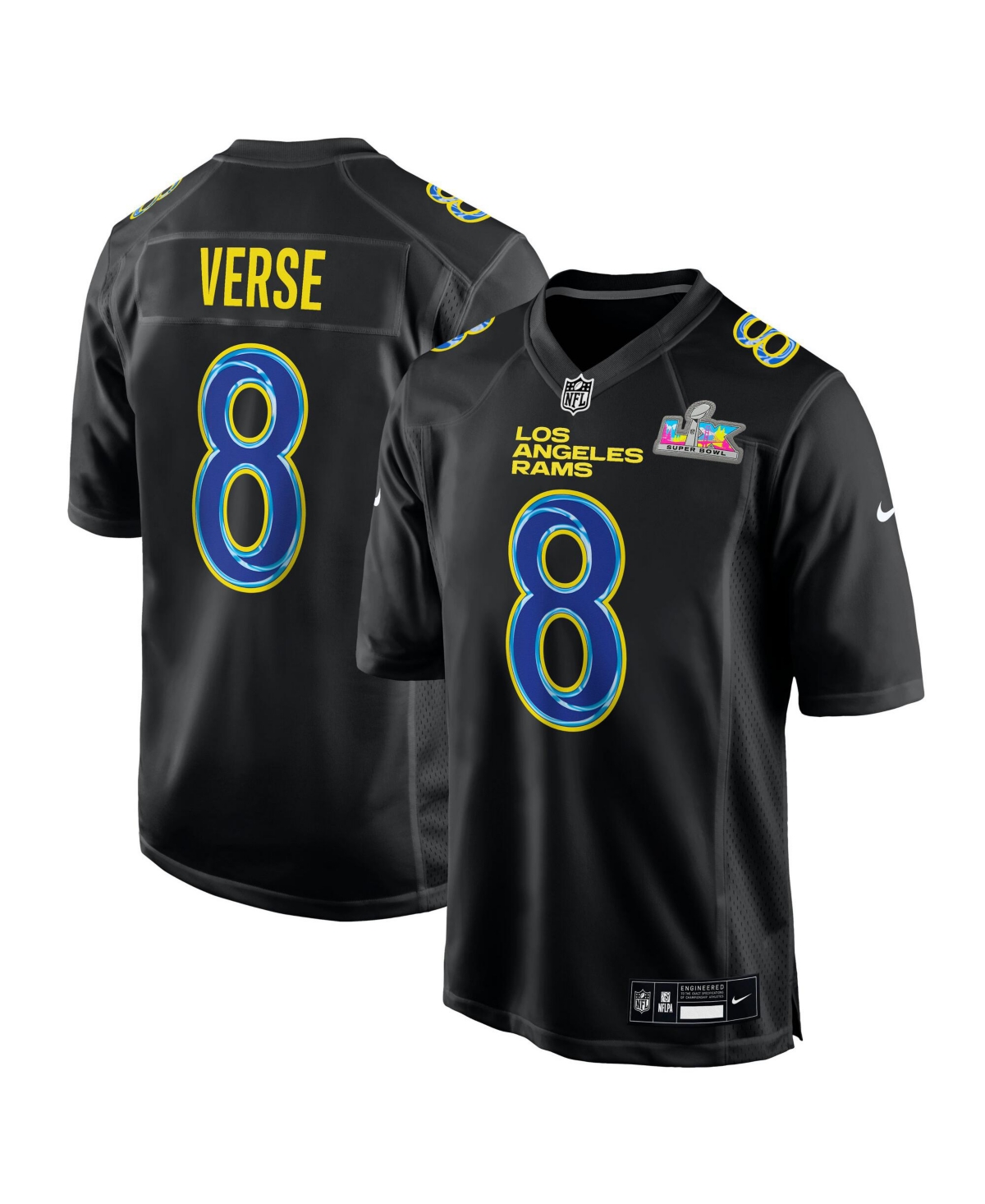 Click here for Nike Mens Jared Verse Black Los Angeles Rams Super... prices