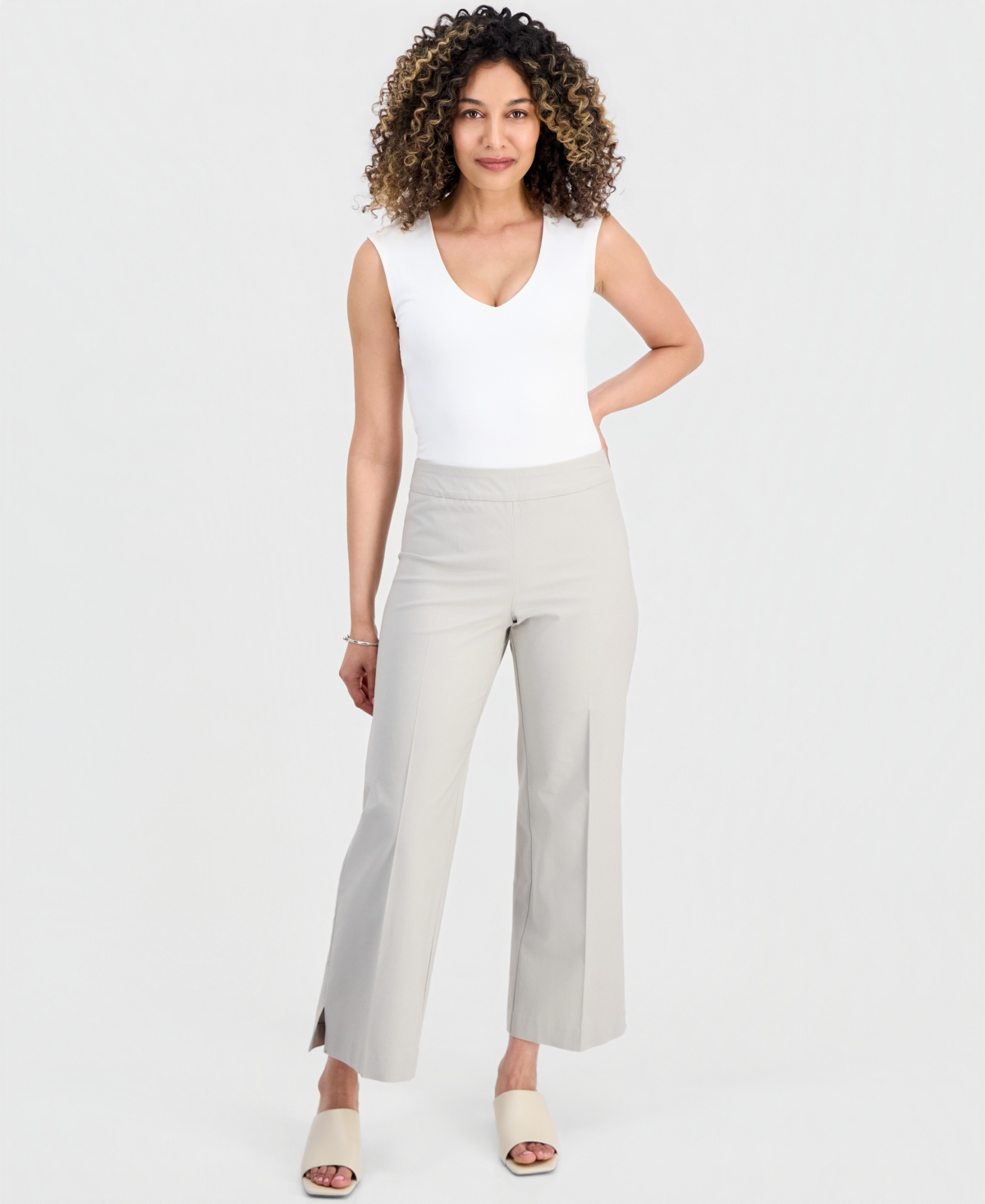 Click here for Jm Collection Petite Pull-On Wide-Leg Pants  Macys... prices