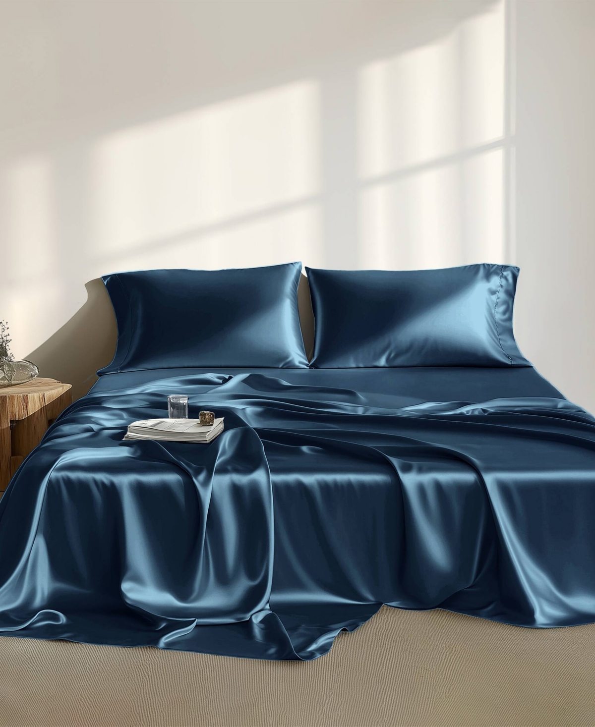 Click here for Madison Park Essentials Satin 6-Pc. Sheet Set  Kin... prices