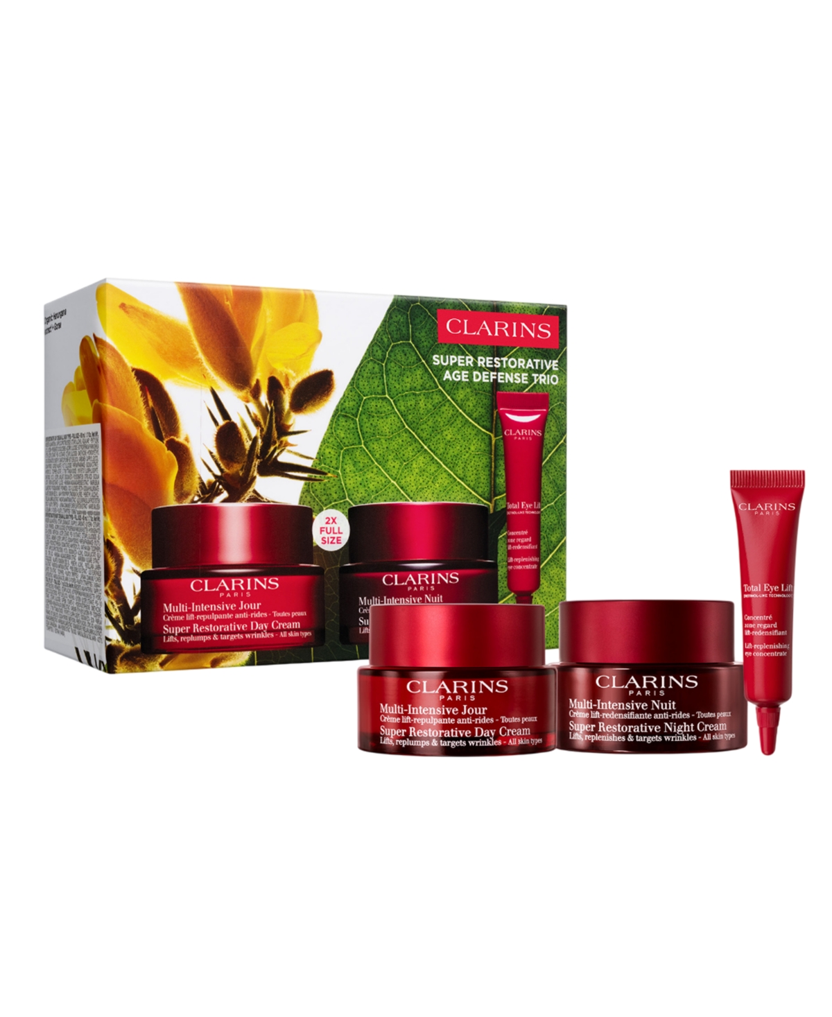 Click here for Clarins 3-Pc. Super Restorative Day and Night Kit... prices