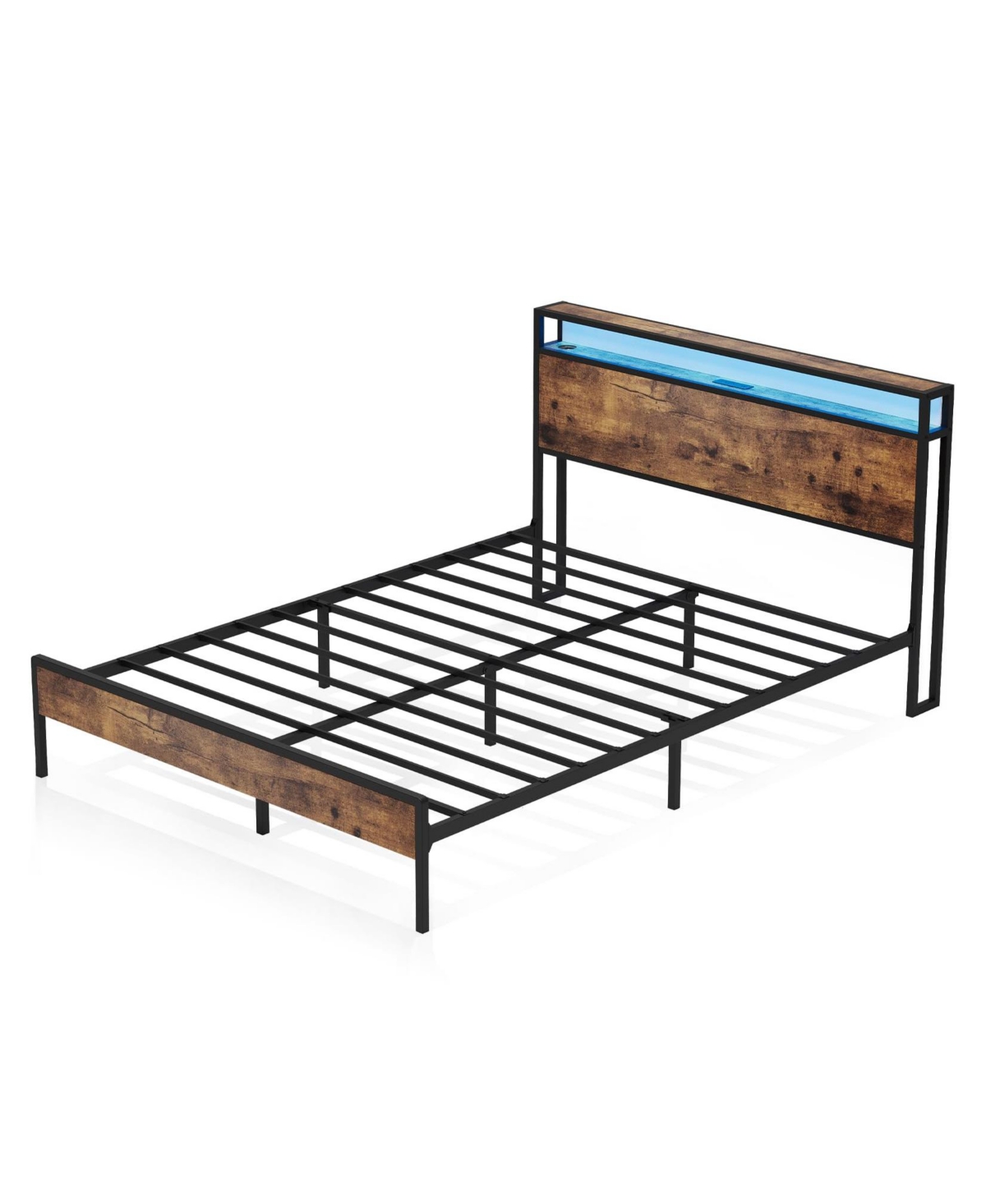 Click here for gaomon Full Bed Frame with Wood Headboard & Storag... prices