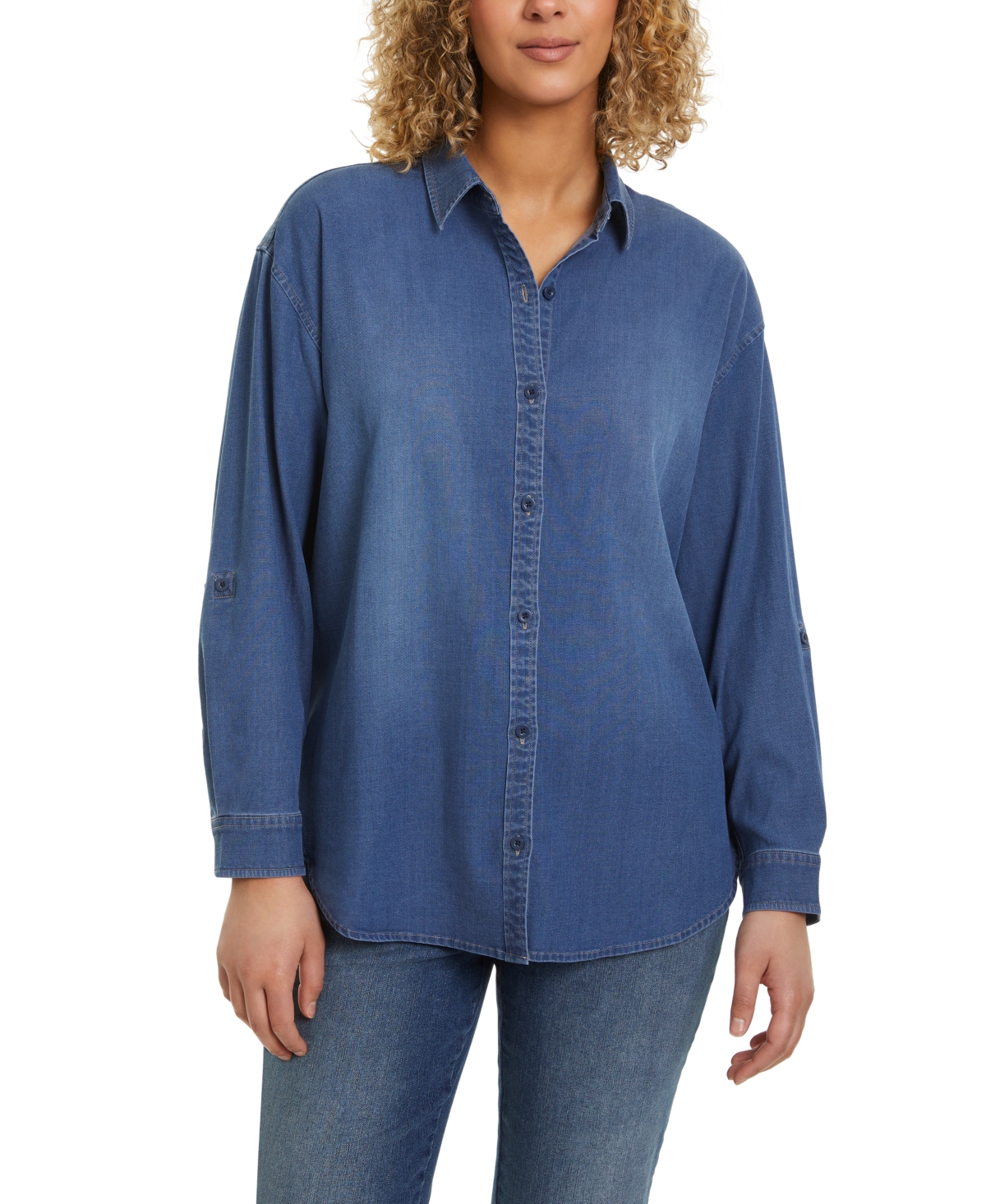 Click here for Gloria Vanderbilt Womens Amanda Button-Front Shirt... prices