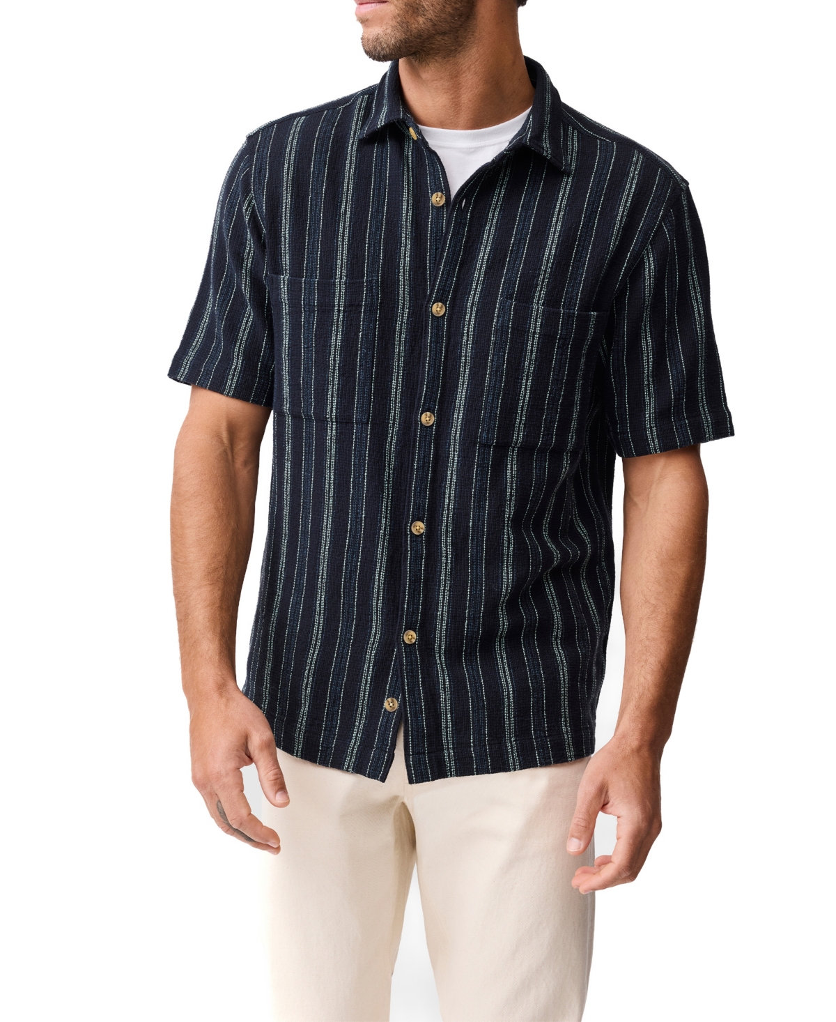 Click here for Rodd & Gunn Mens Harley Shirt - Midnight prices