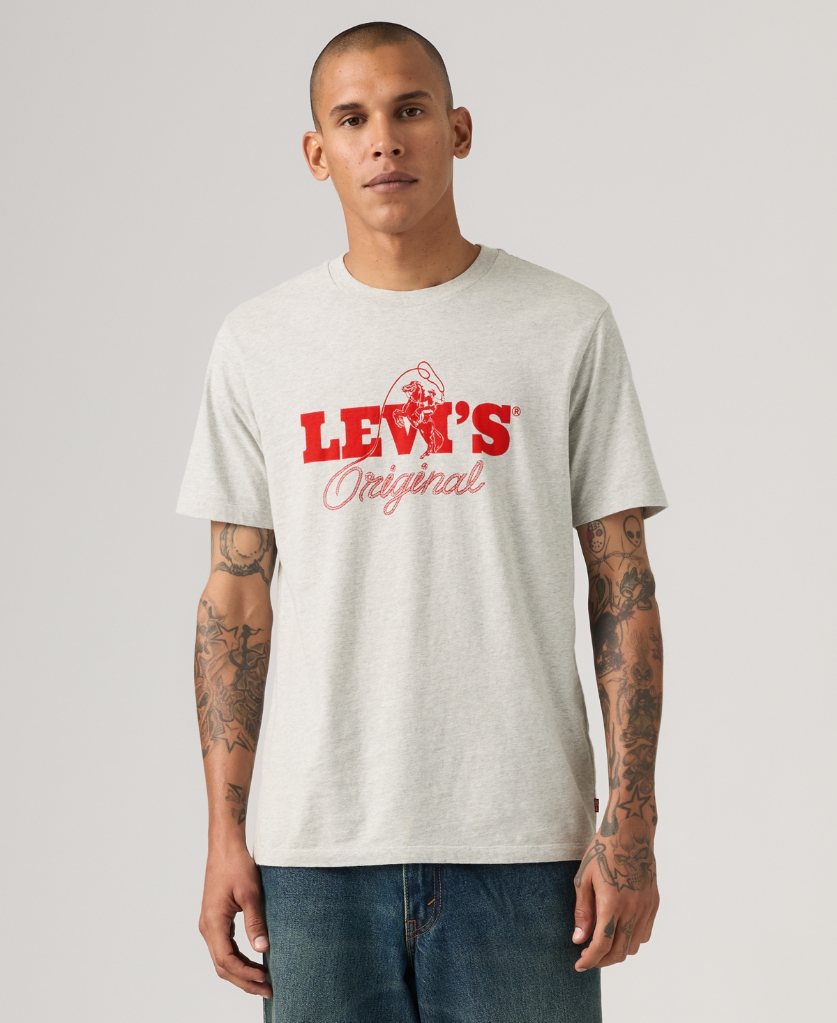 Click here for Levis Mens Graphic Logo Detail Crewneck T-Shirt -... prices