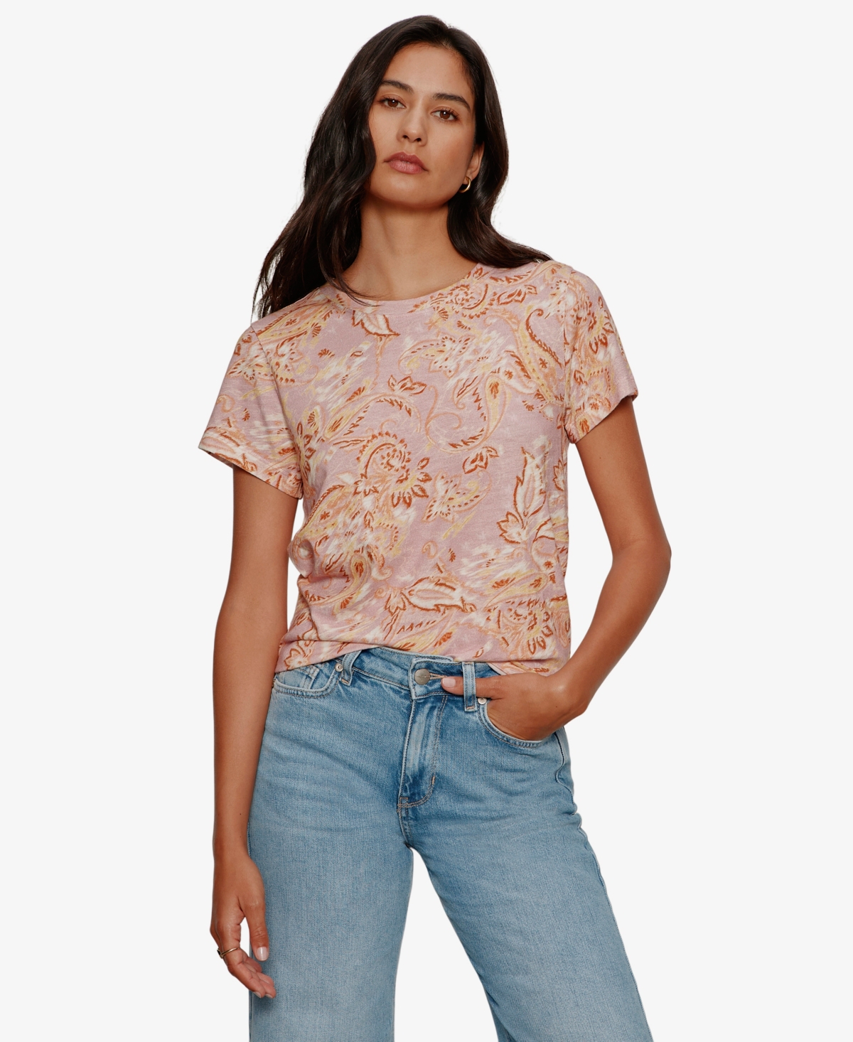 Click here for Sanctuary Womens Perfect Pull On T-Shirt - Whimsy prices