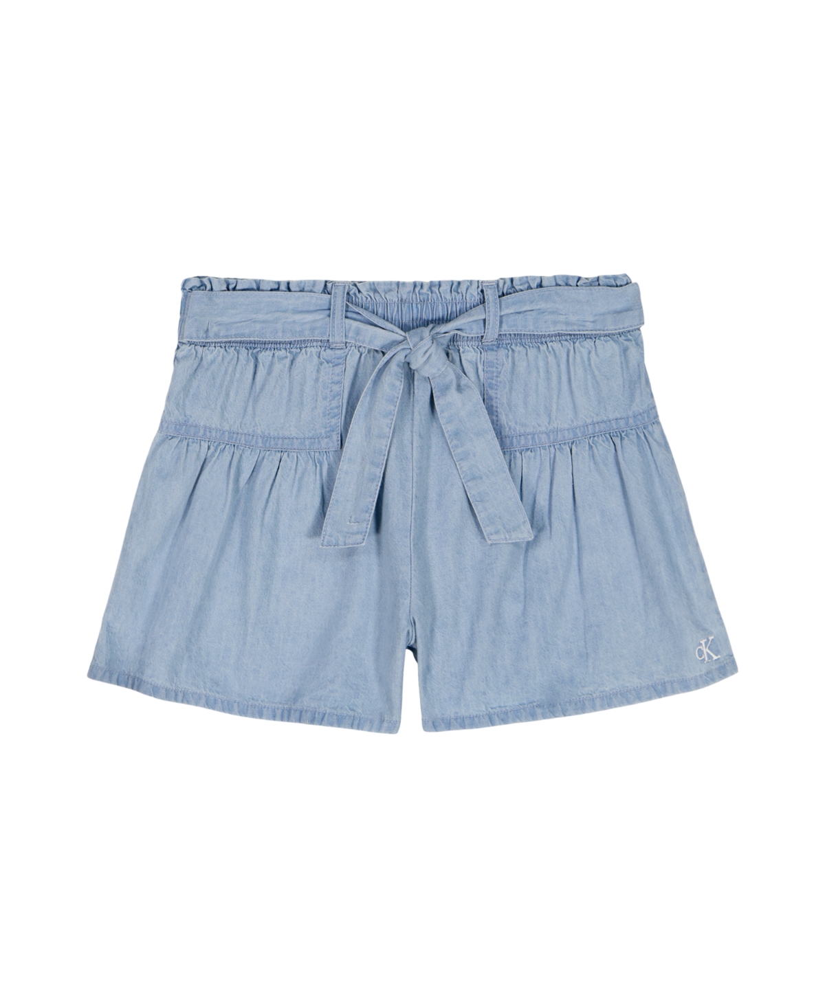 Click here for Calvin Klein Girls 7-16 Paper Bag Waist Shorts - L... prices