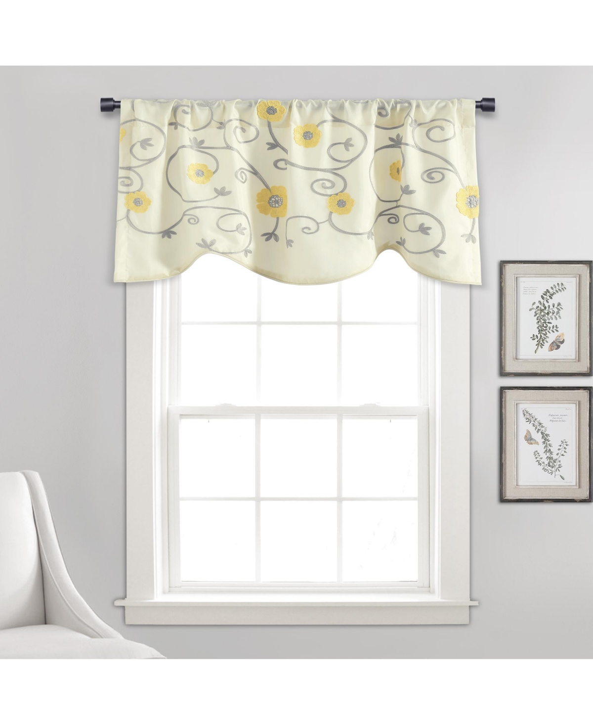 Click here for Lush Decor Royal Garden 18" x 42 - Yellow/gra... prices