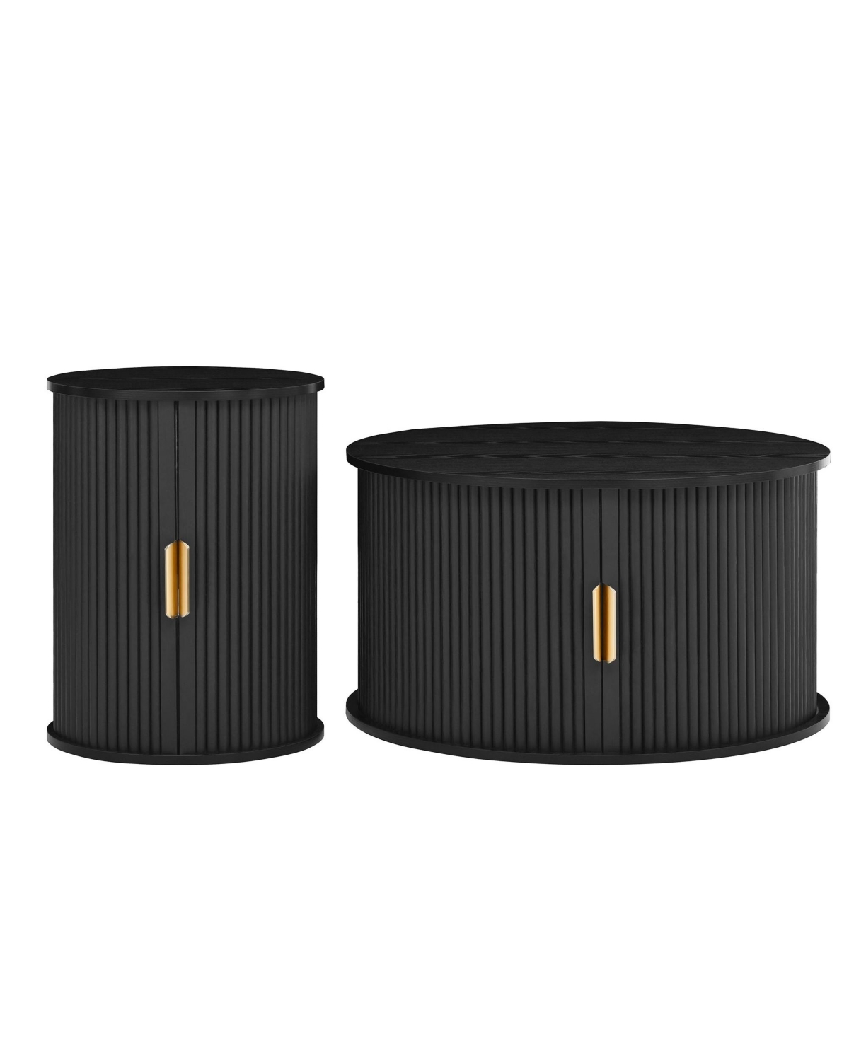 Click here for Coffee Table Set with Sliding Tambour Door and Rou... prices