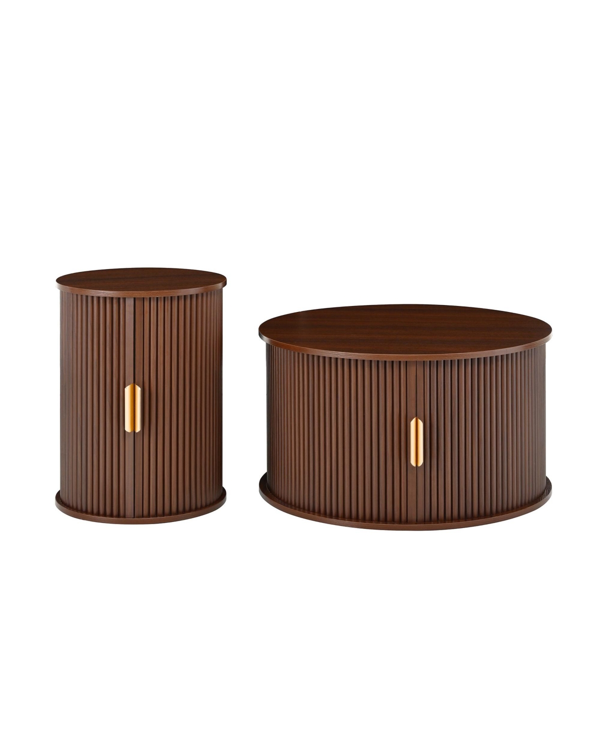 Click here for Coffee Table Set with Sliding Tambour Door and Rou... prices