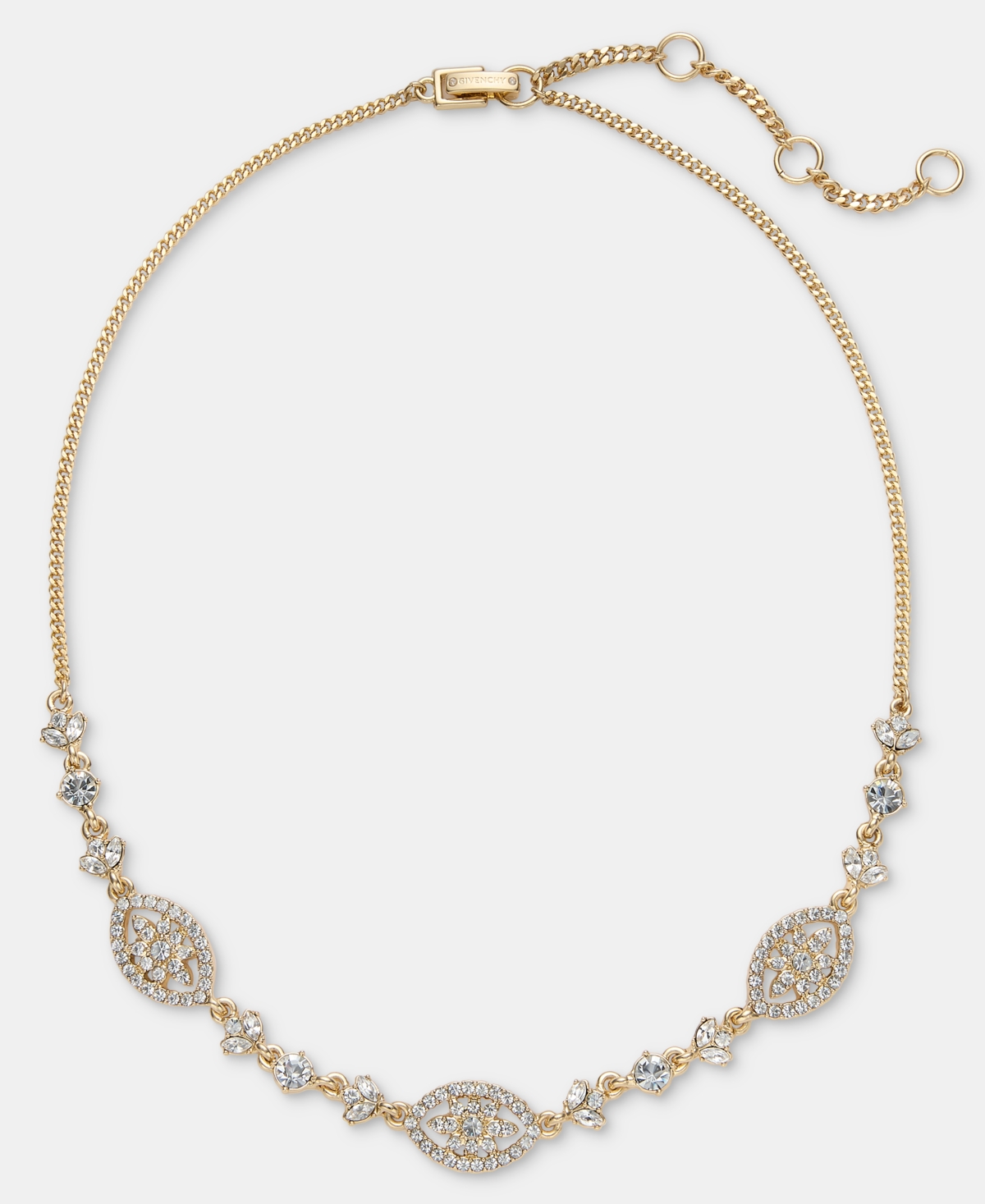 Click here for Givenchy Crystal Flower Statement Necklace  16 + 3... prices